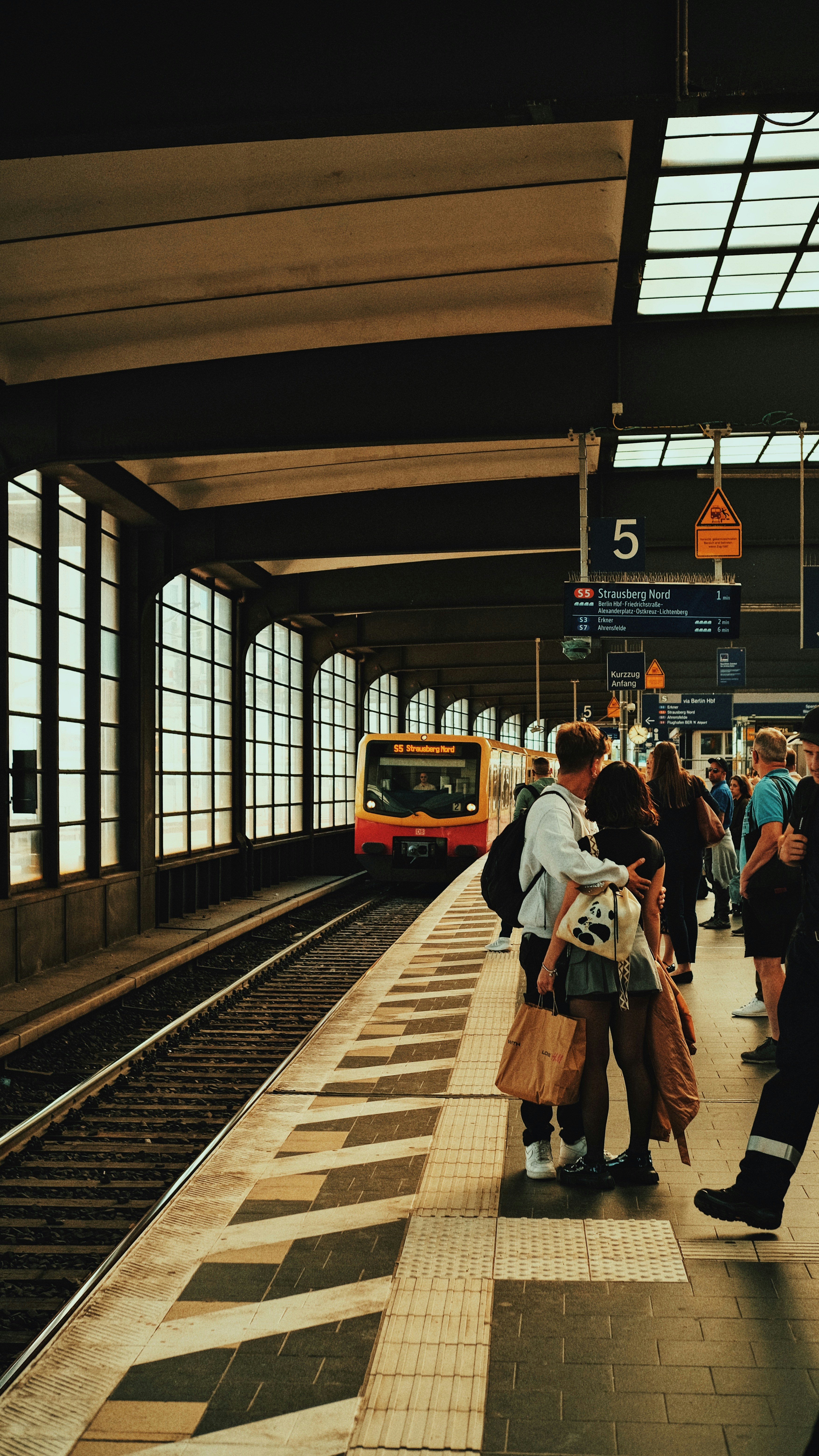 Moments of Anticipation at the Station