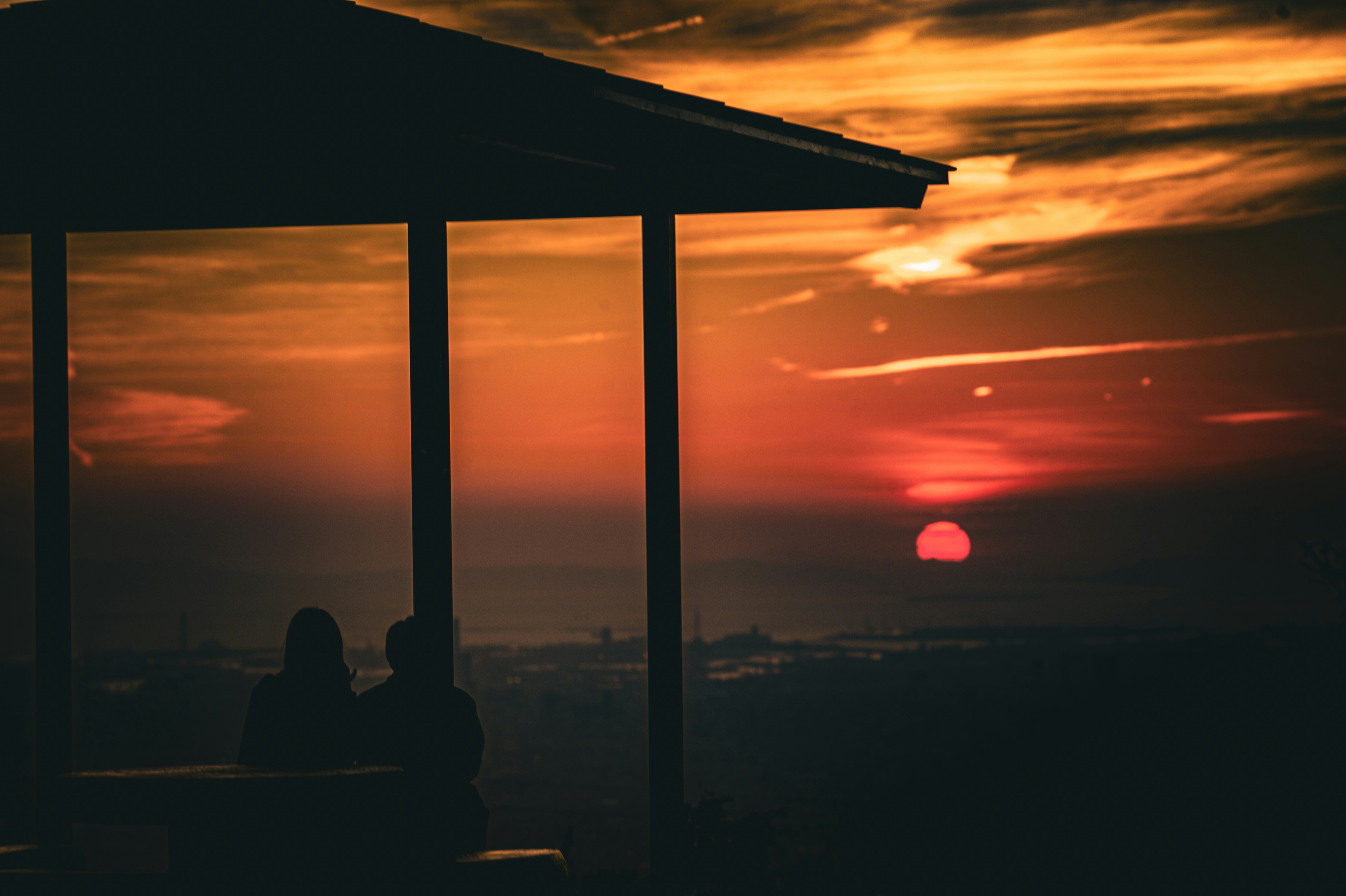 Whispers of Twilight: A Moment in Silhouette