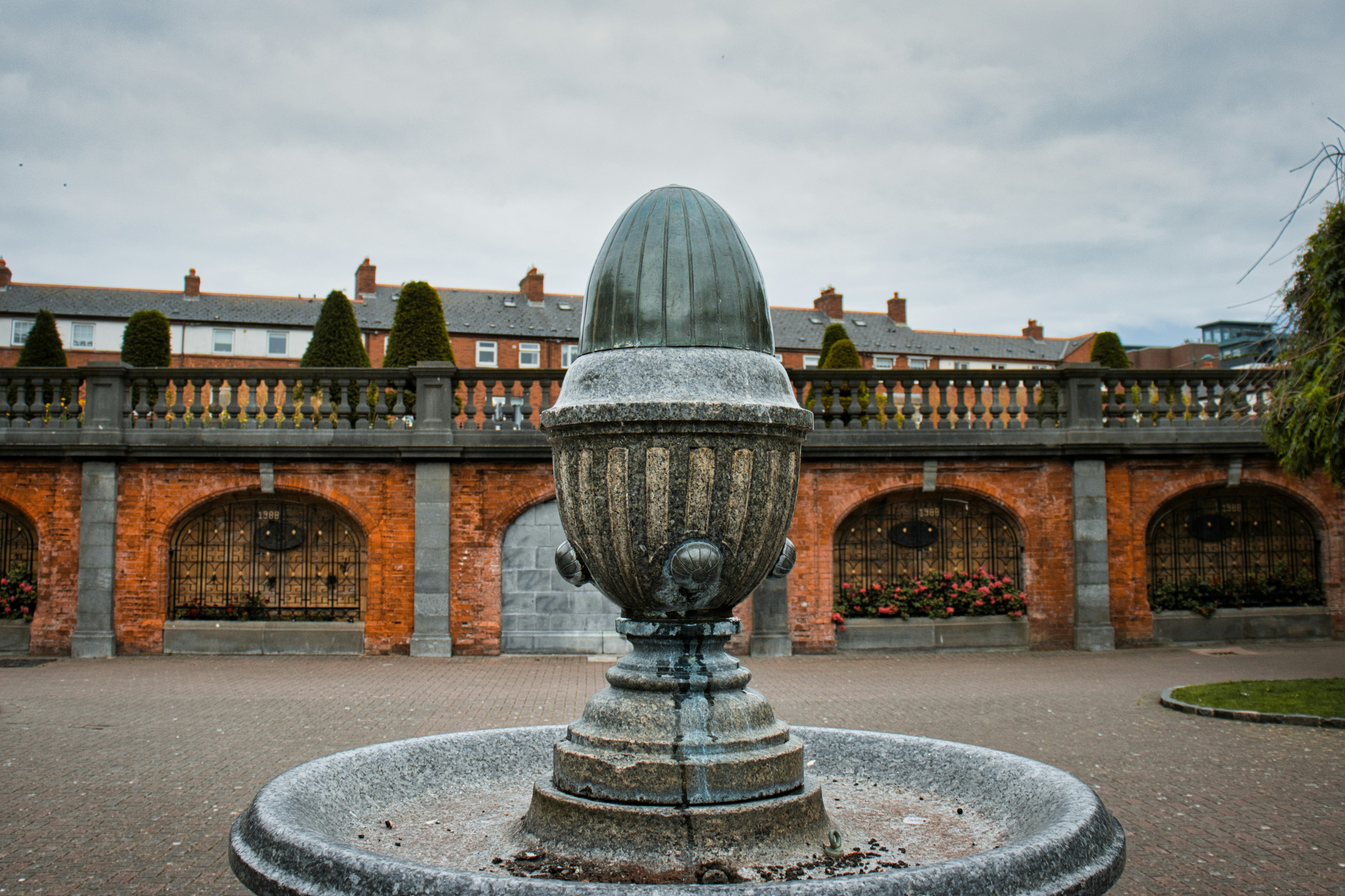 The Serene Elegance of a Garden Fountain