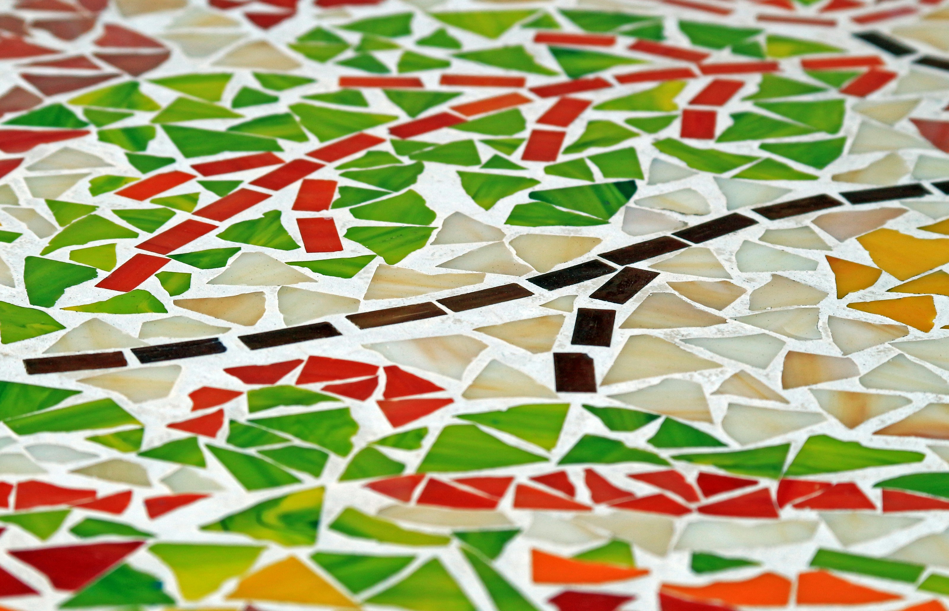 Fragmented Harmony: A Mosaic of Color