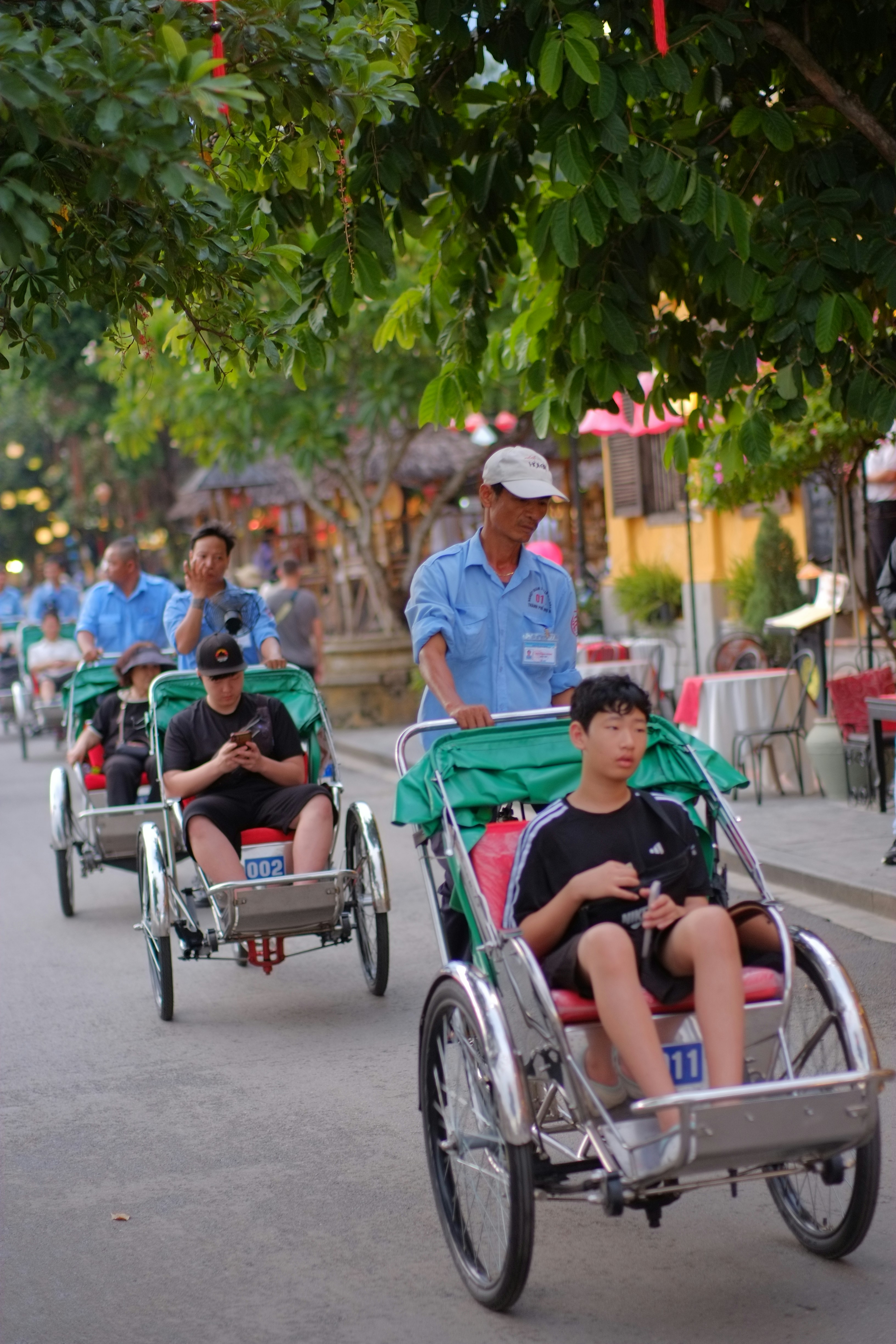 A Journey Through Time: Rickshaws in Motion