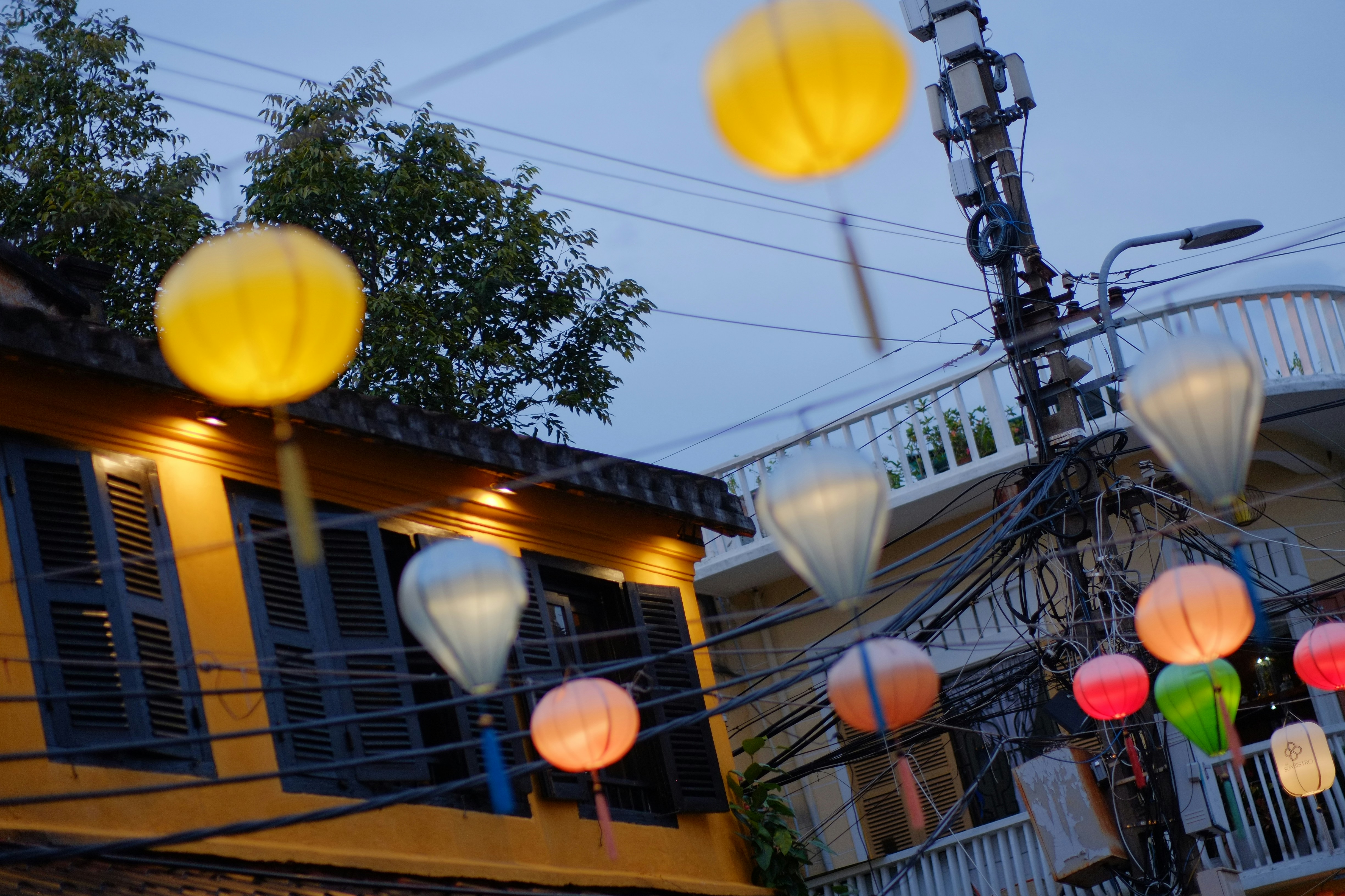Lanterns in the Blue Hour: A Streetfest of Color
