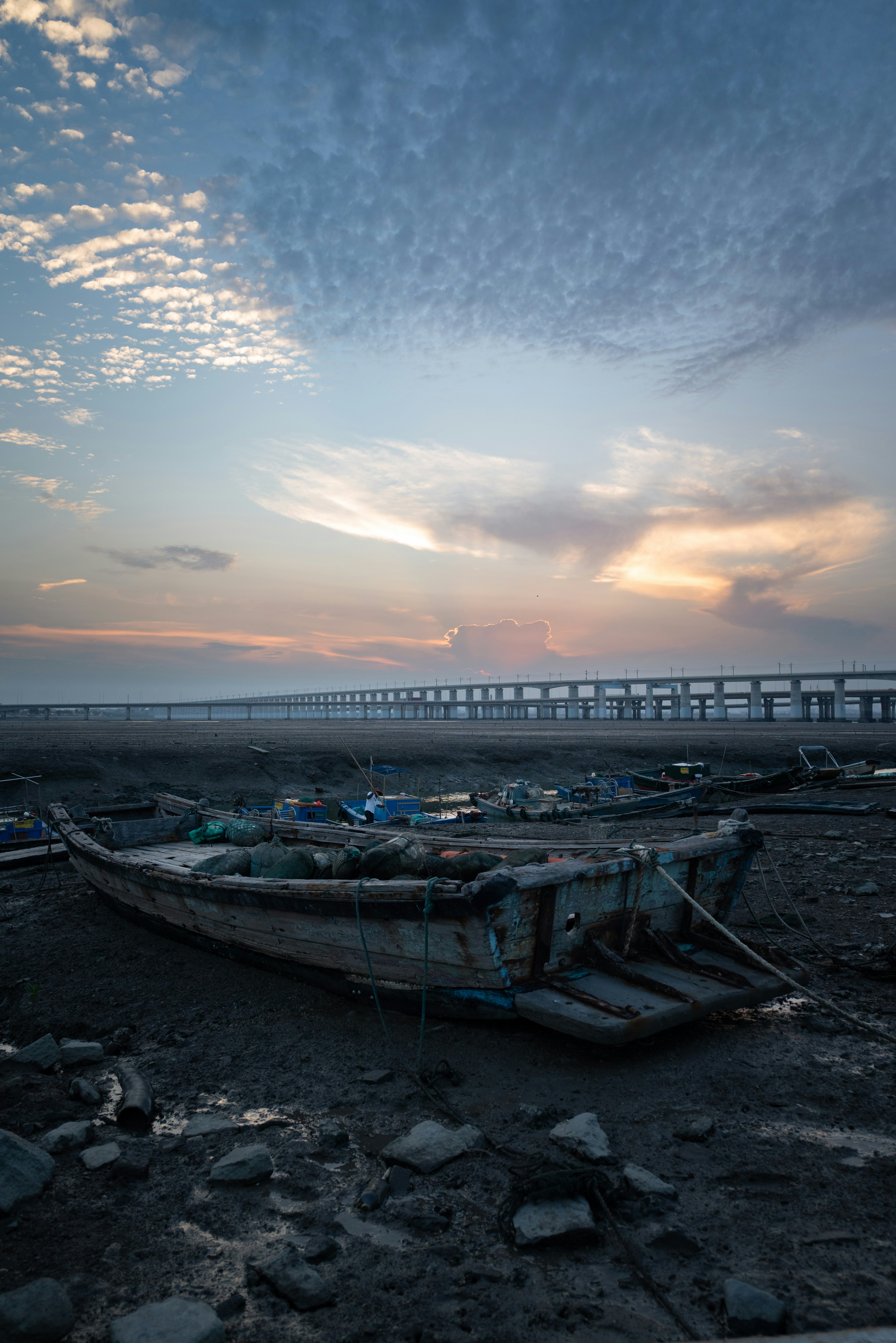 Echoes of the Tide: A Boat's Solitude