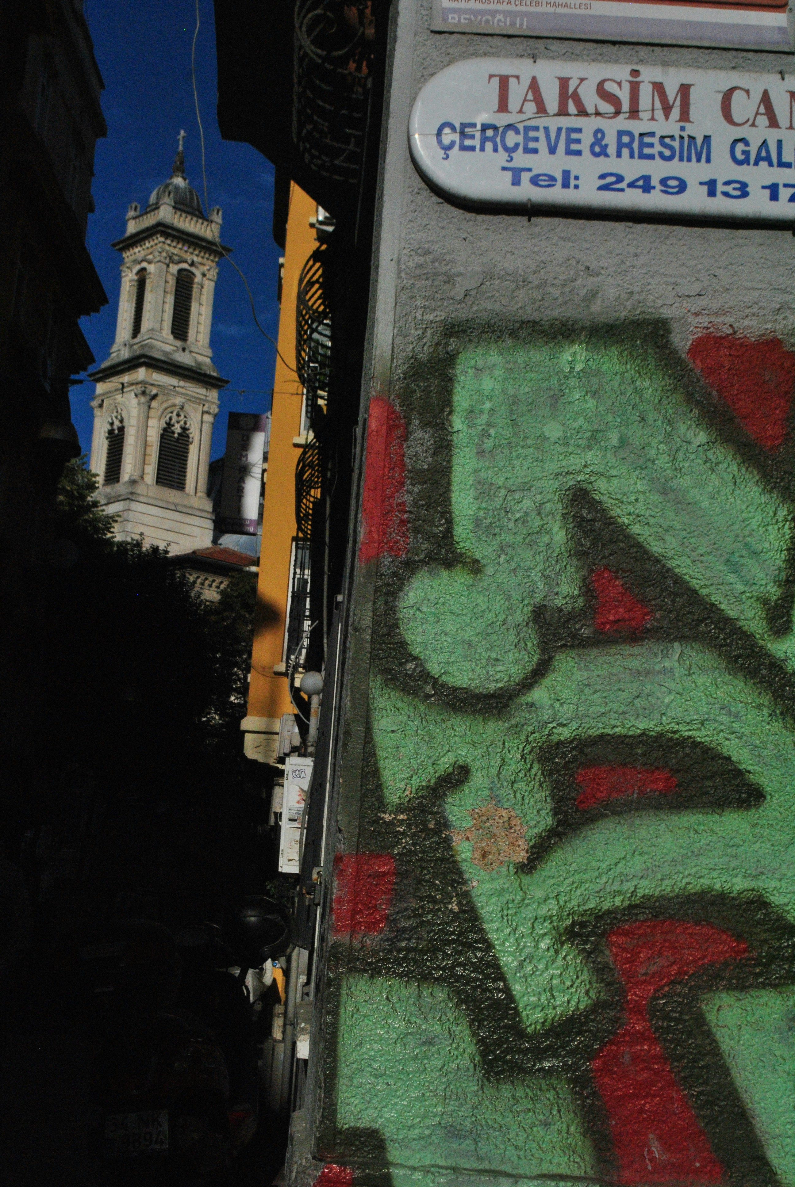 Urban Echoes: Graffiti Meets Architecture