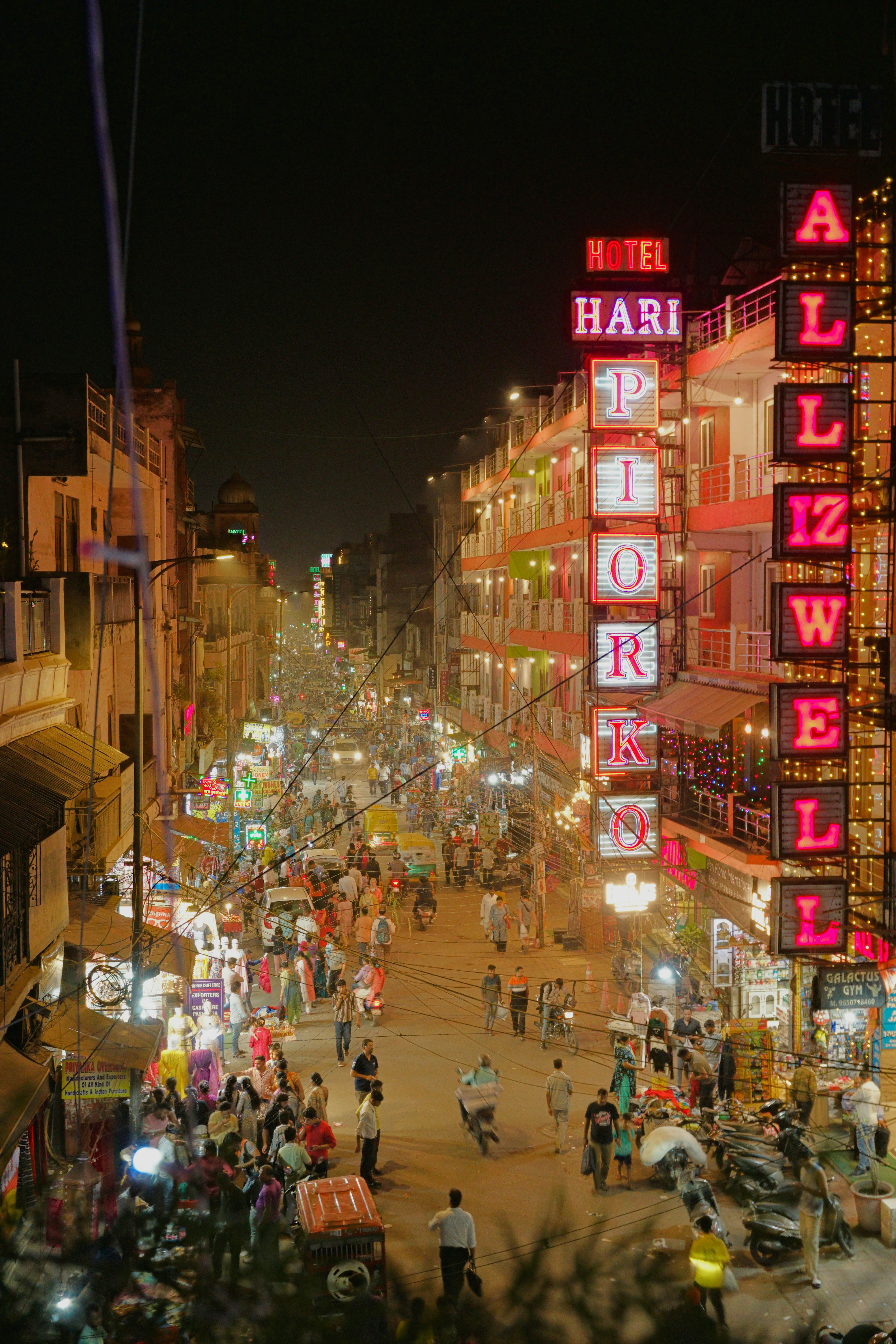 Neon Pulse of the Night Market