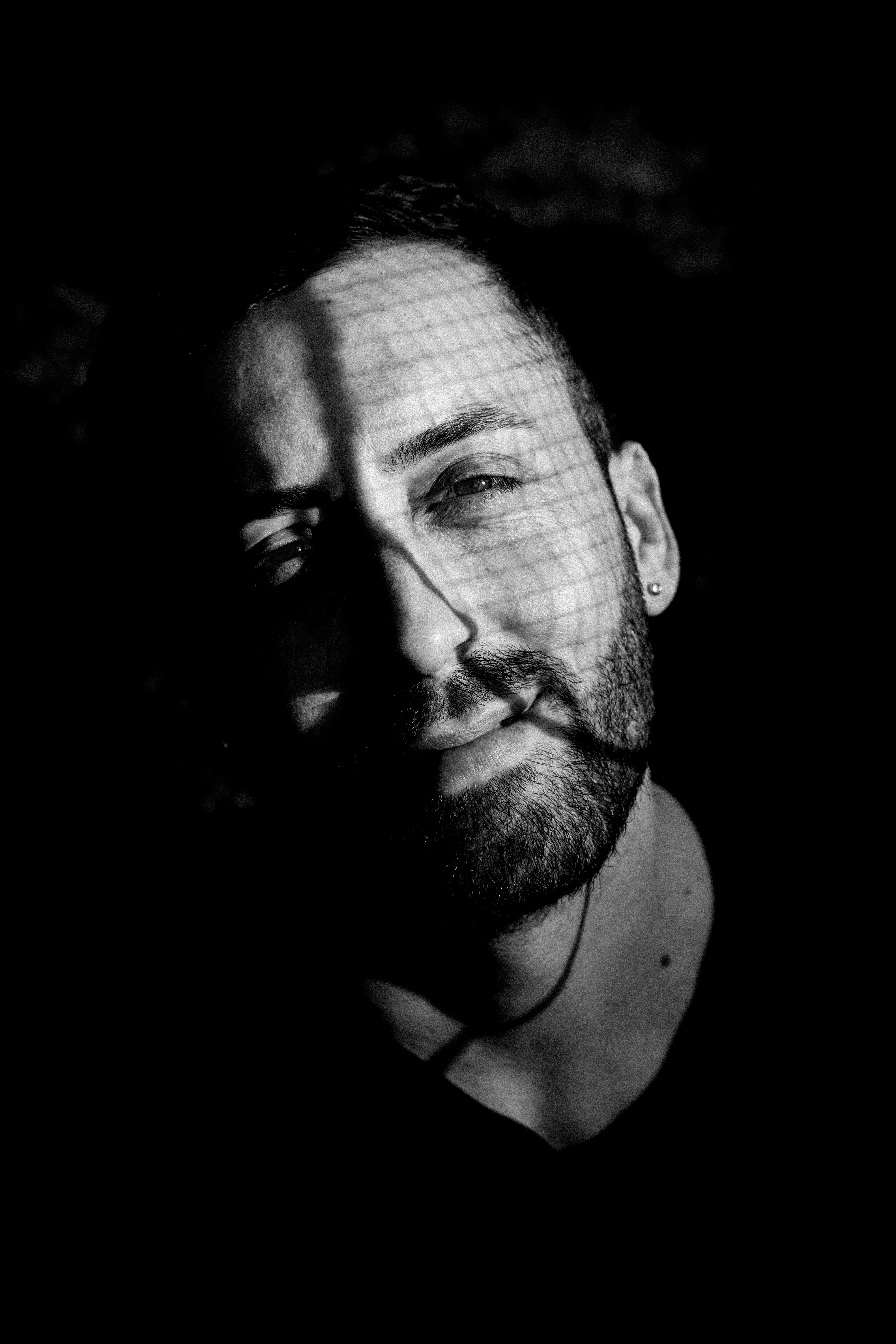 Man with grid shadow on face photo – Free Texture Image on Unsplash