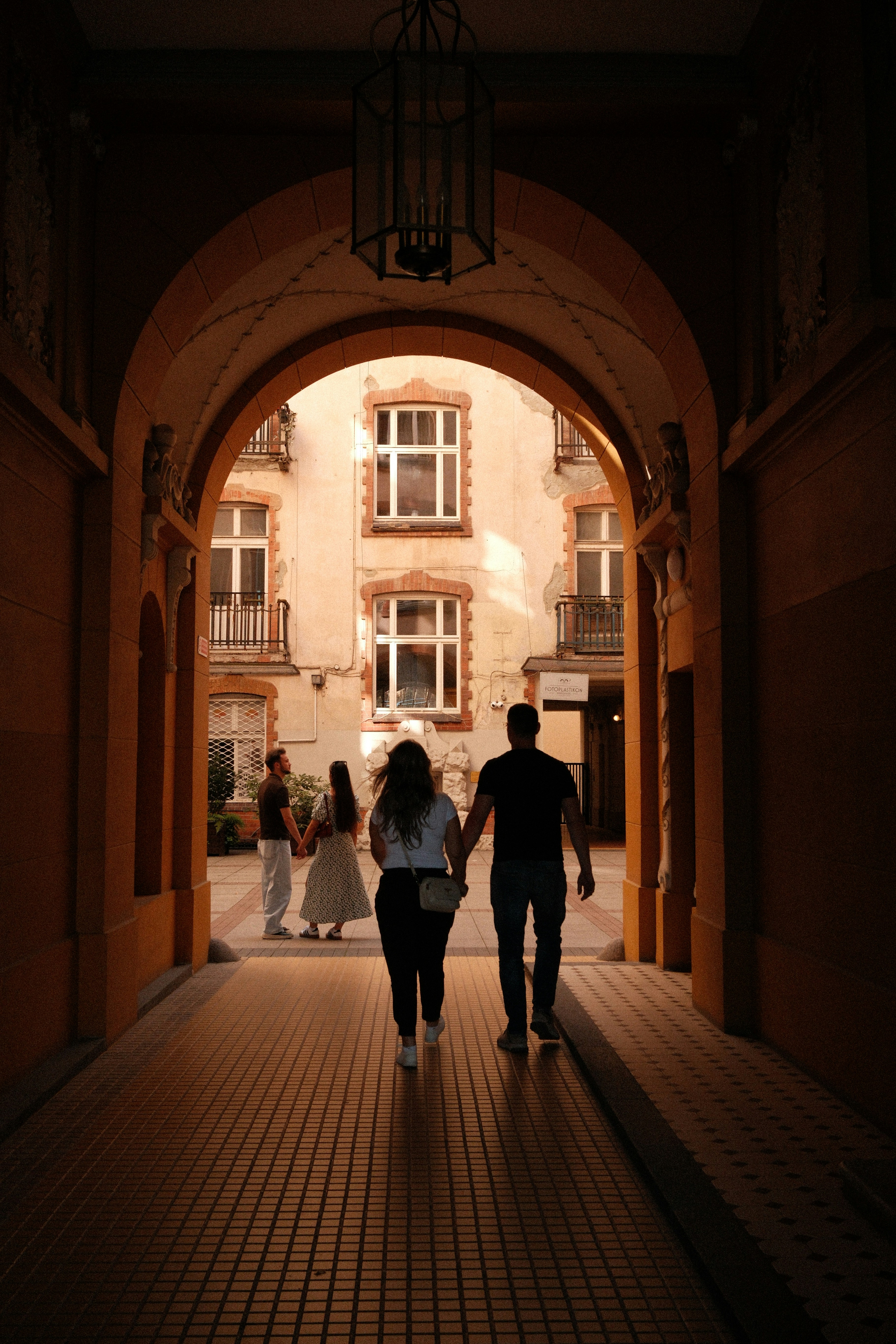 A Serene Stroll Through Timeless Archways