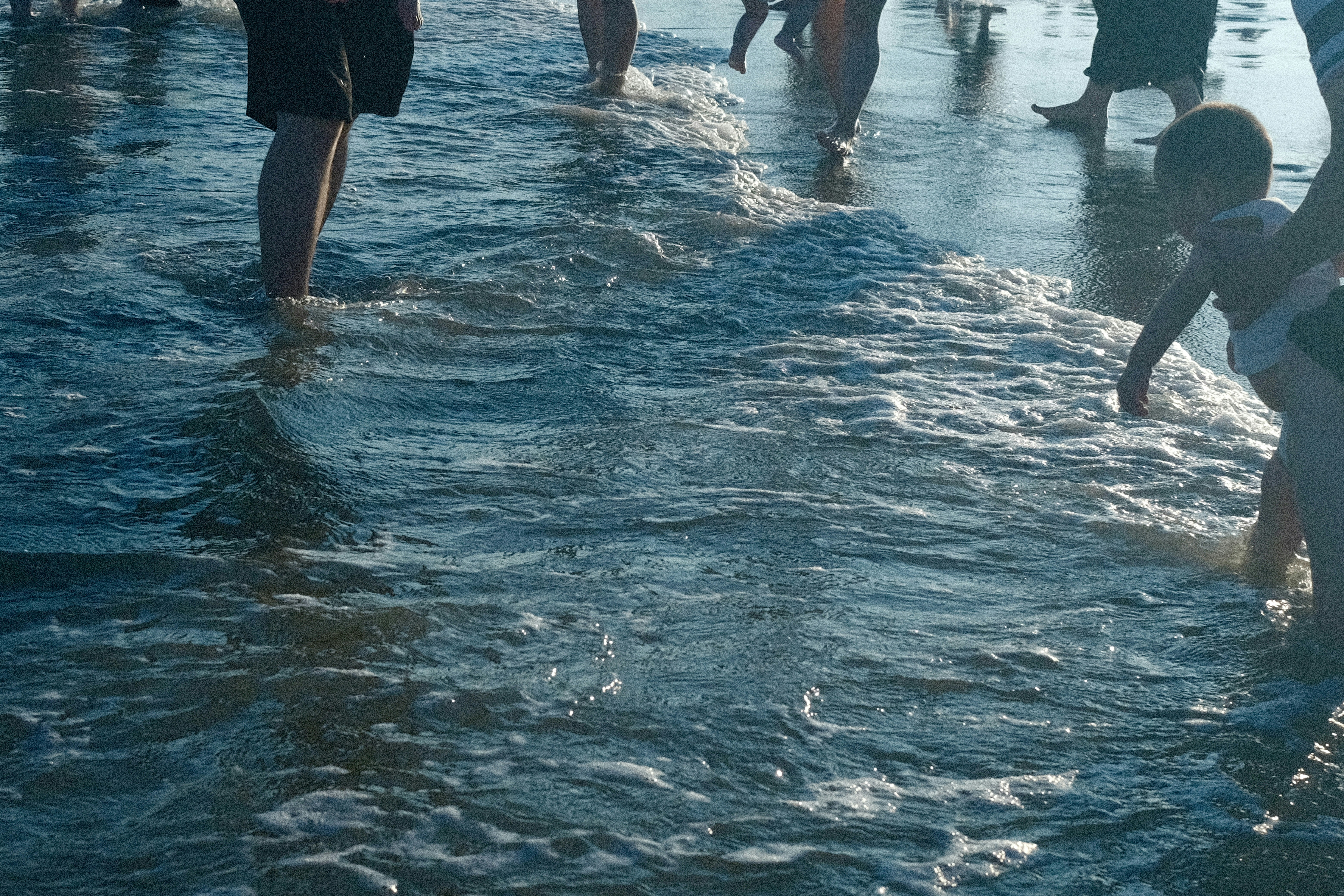 Joyful Moments by the Shore