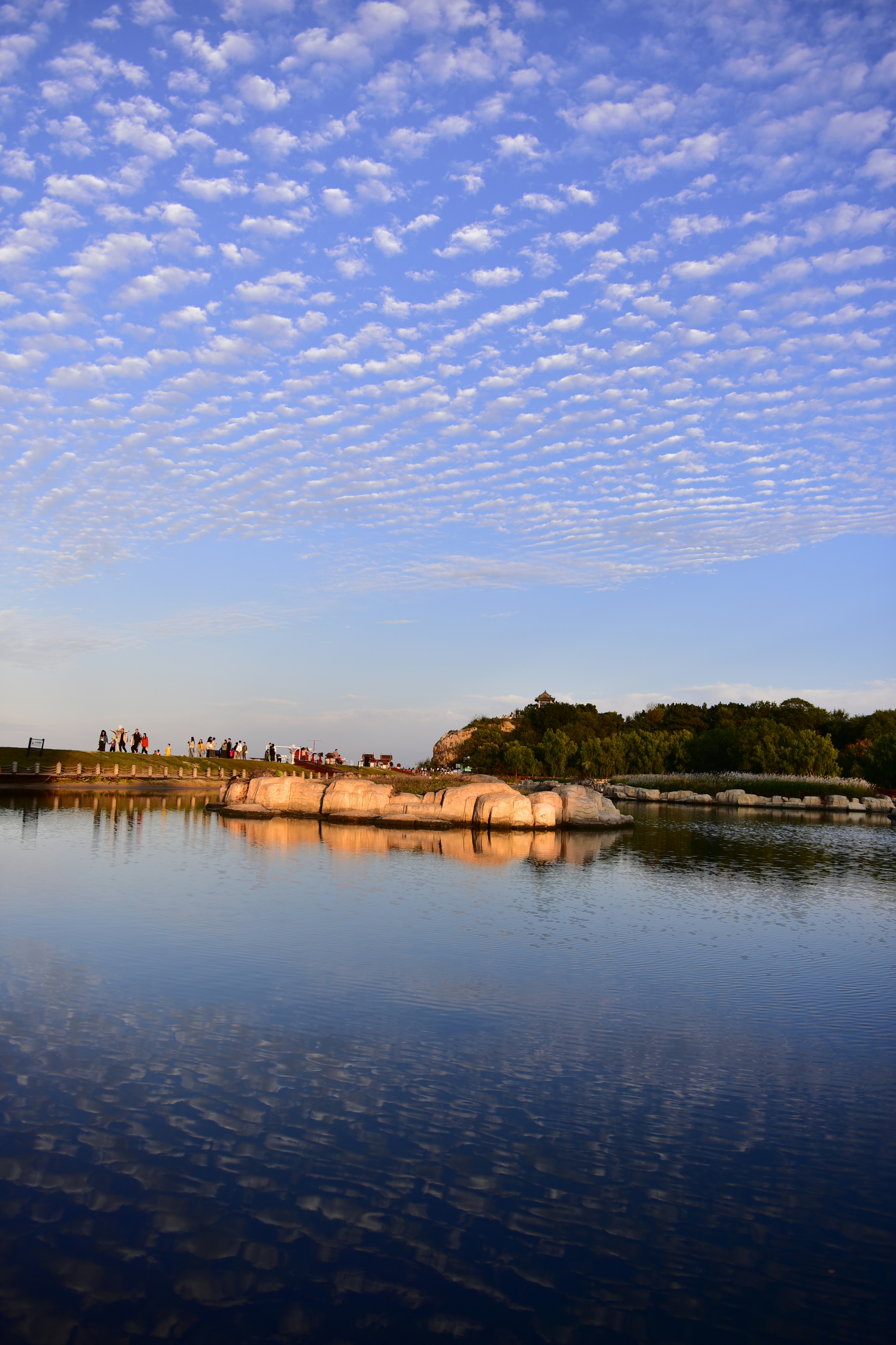 Reflections of Serenity: Evening at the Water's Edge