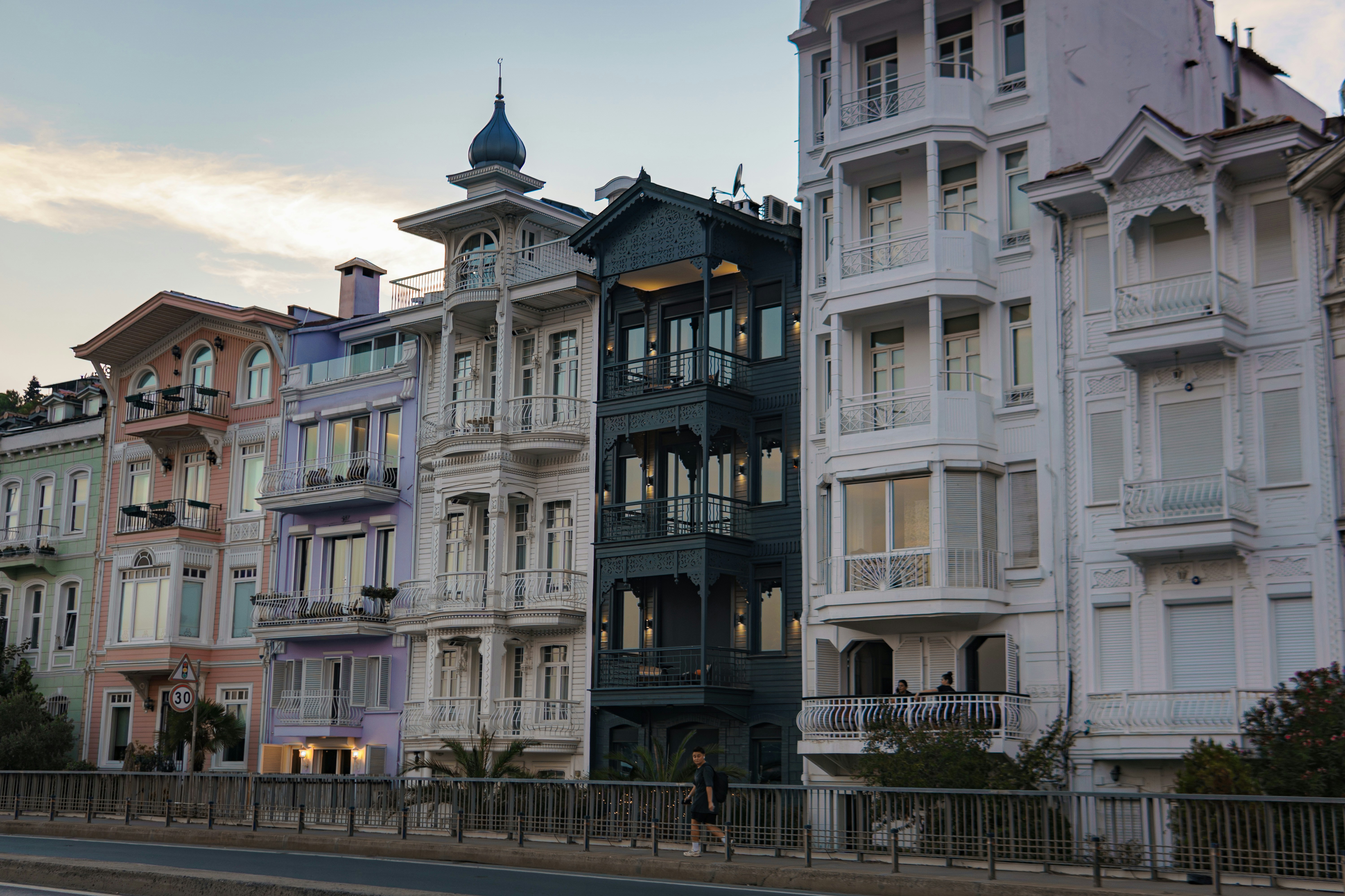 Harmony in Color: A Stroll Through Architectural Diversity