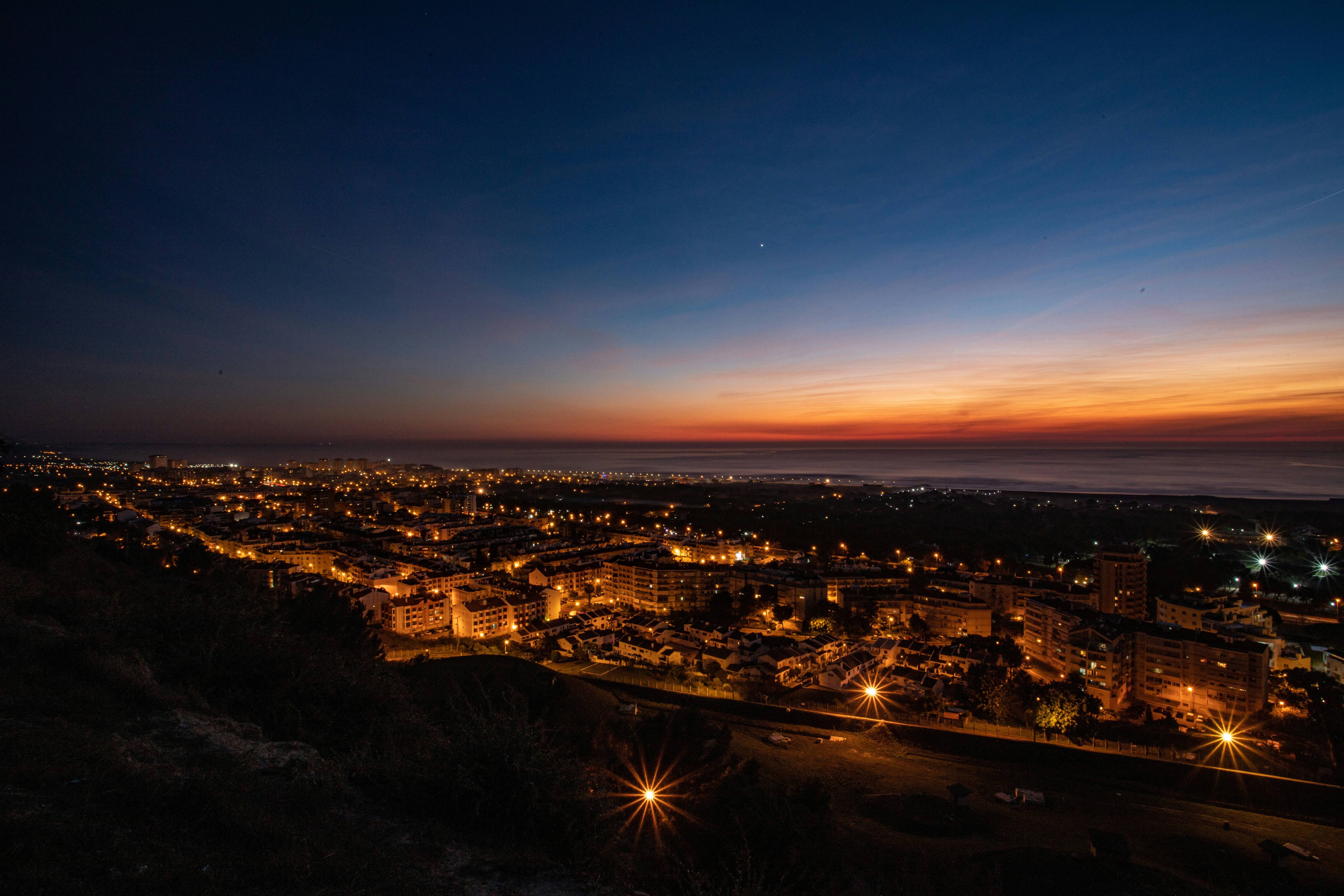 Twilight Over Urban Shores