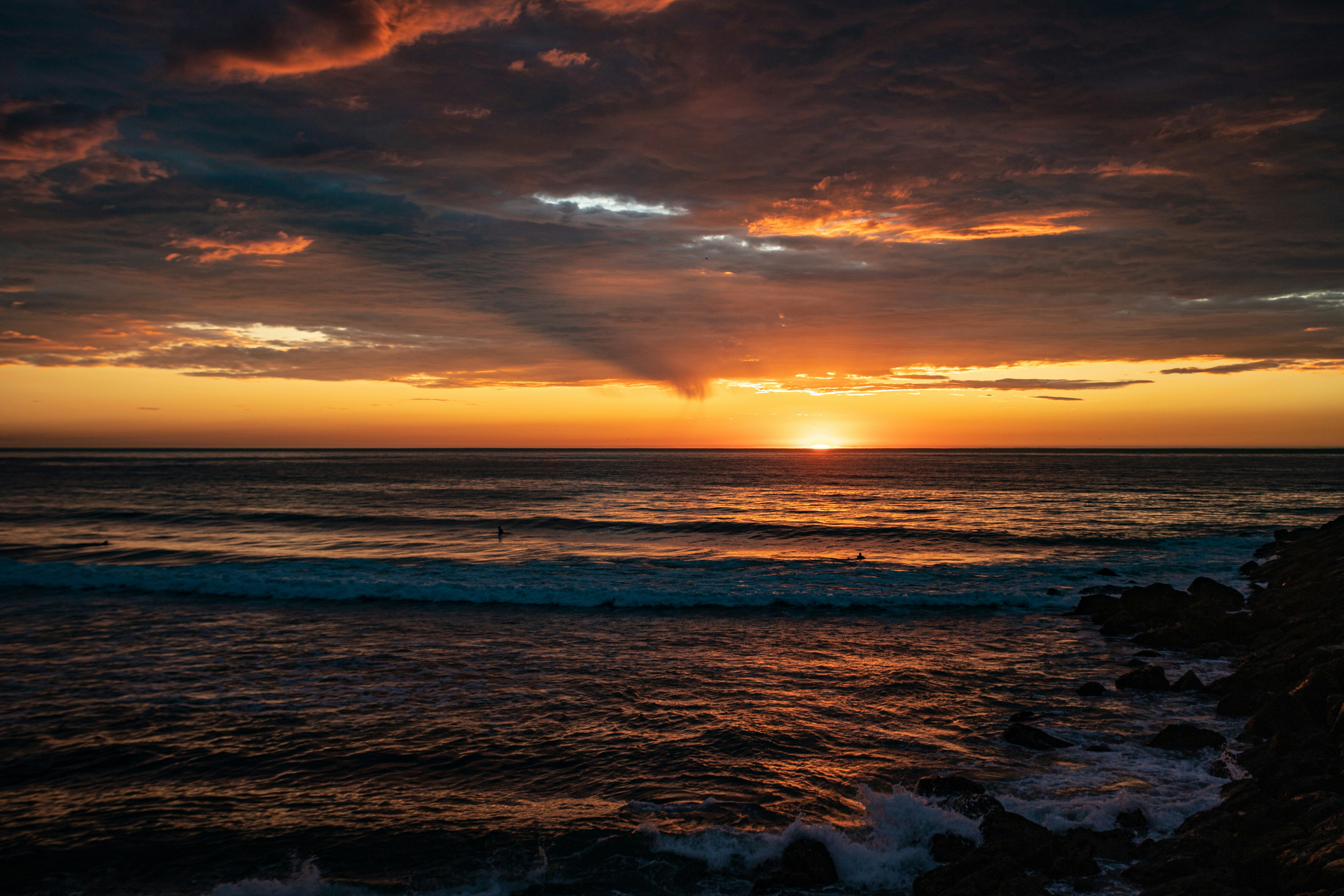 Whispers of Dusk: The Ocean's Embrace
