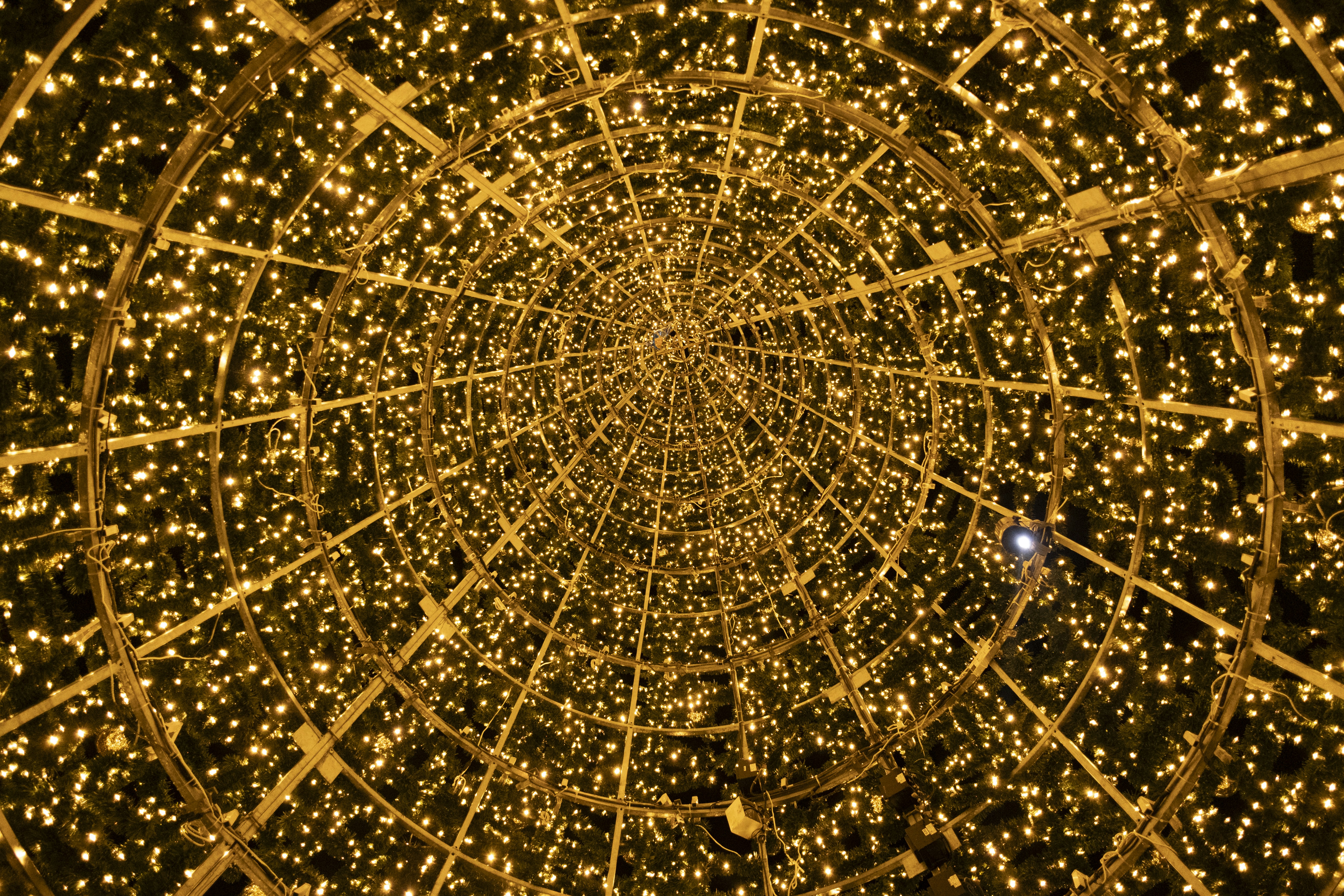 Illuminated Spiral: A Journey Through Light