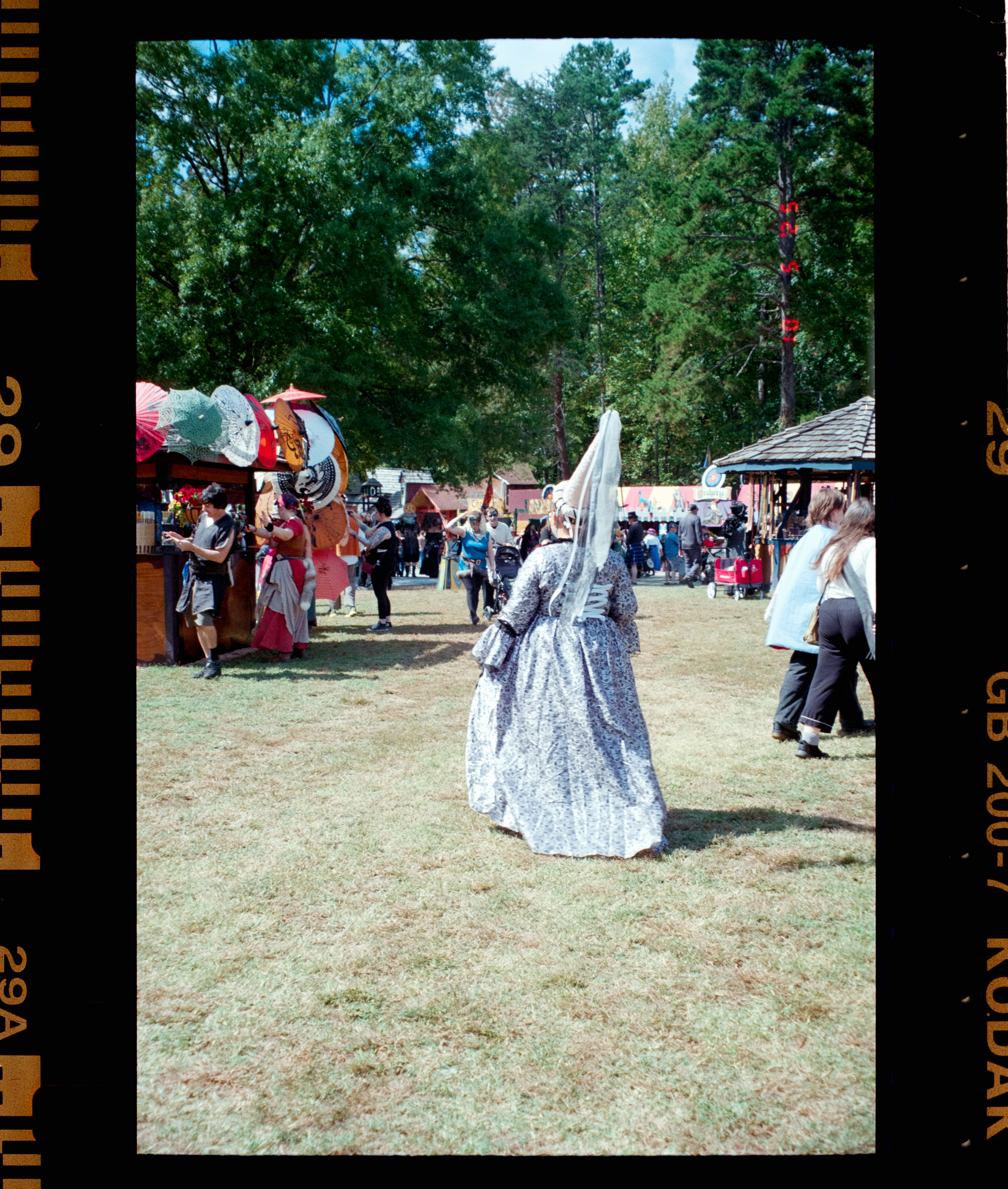 Veiled Victorian at the Faire: Lace in the Light Among Modern Stalls