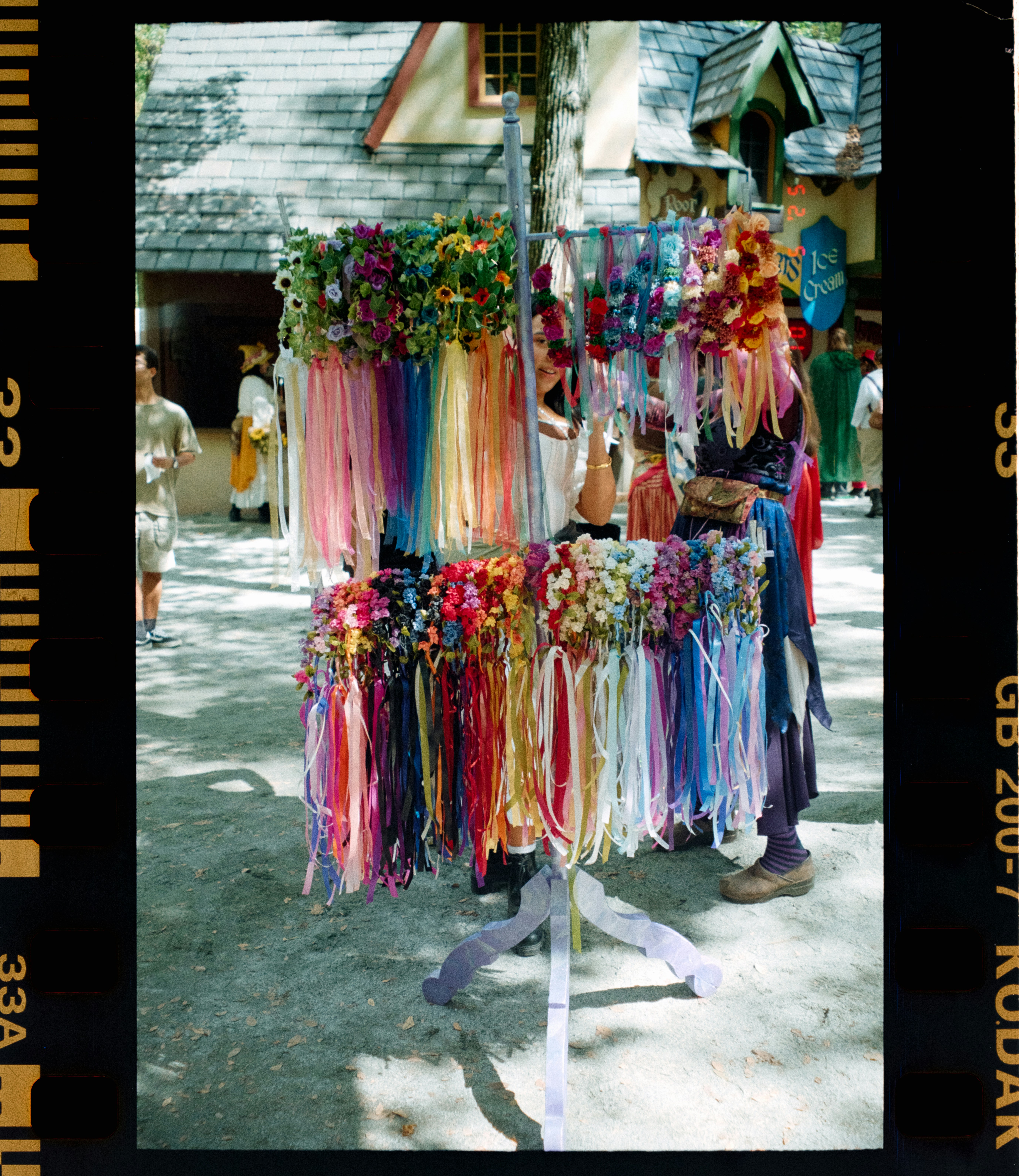Whimsical Floral Display at the Festival