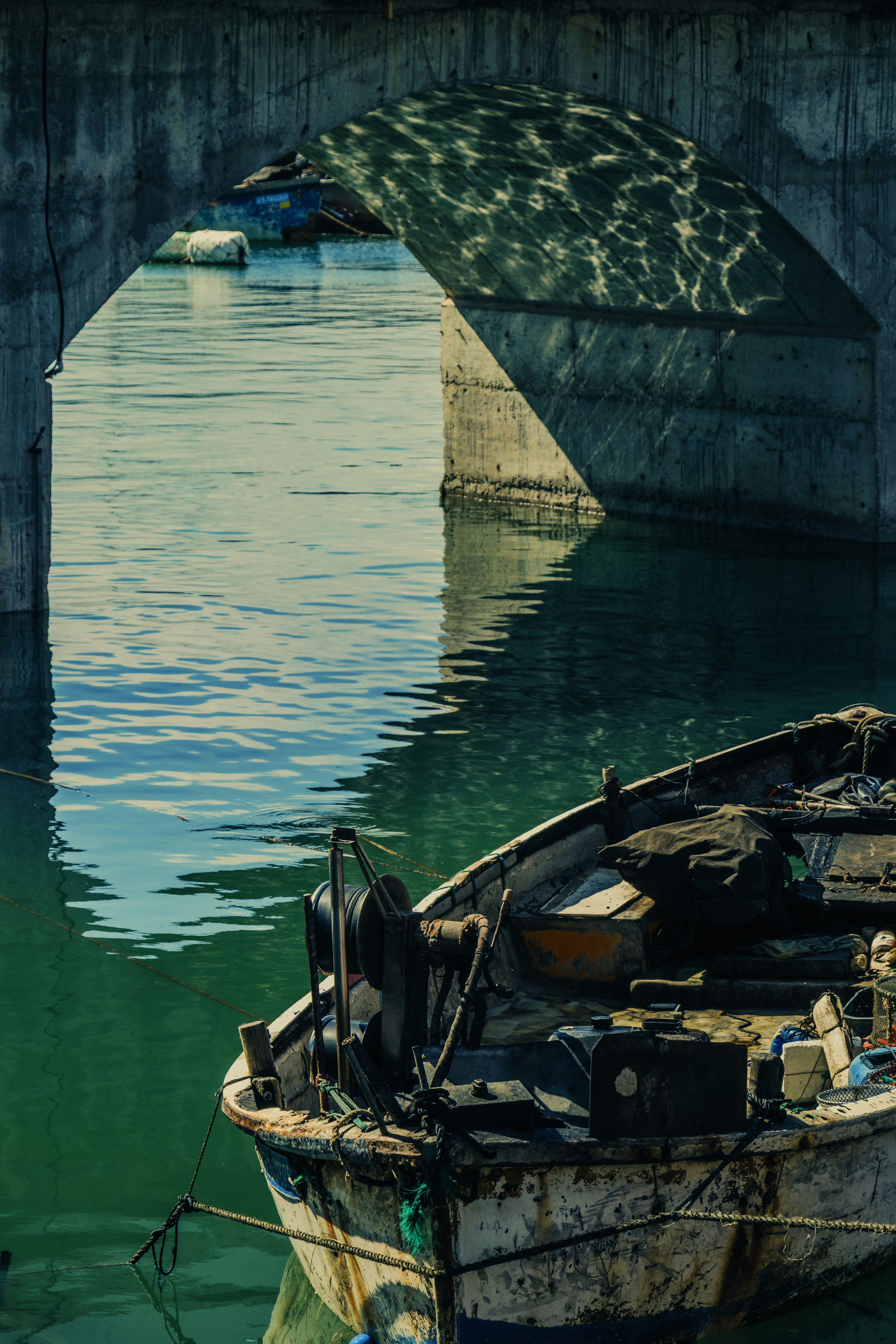 Reflections Beneath the Arch