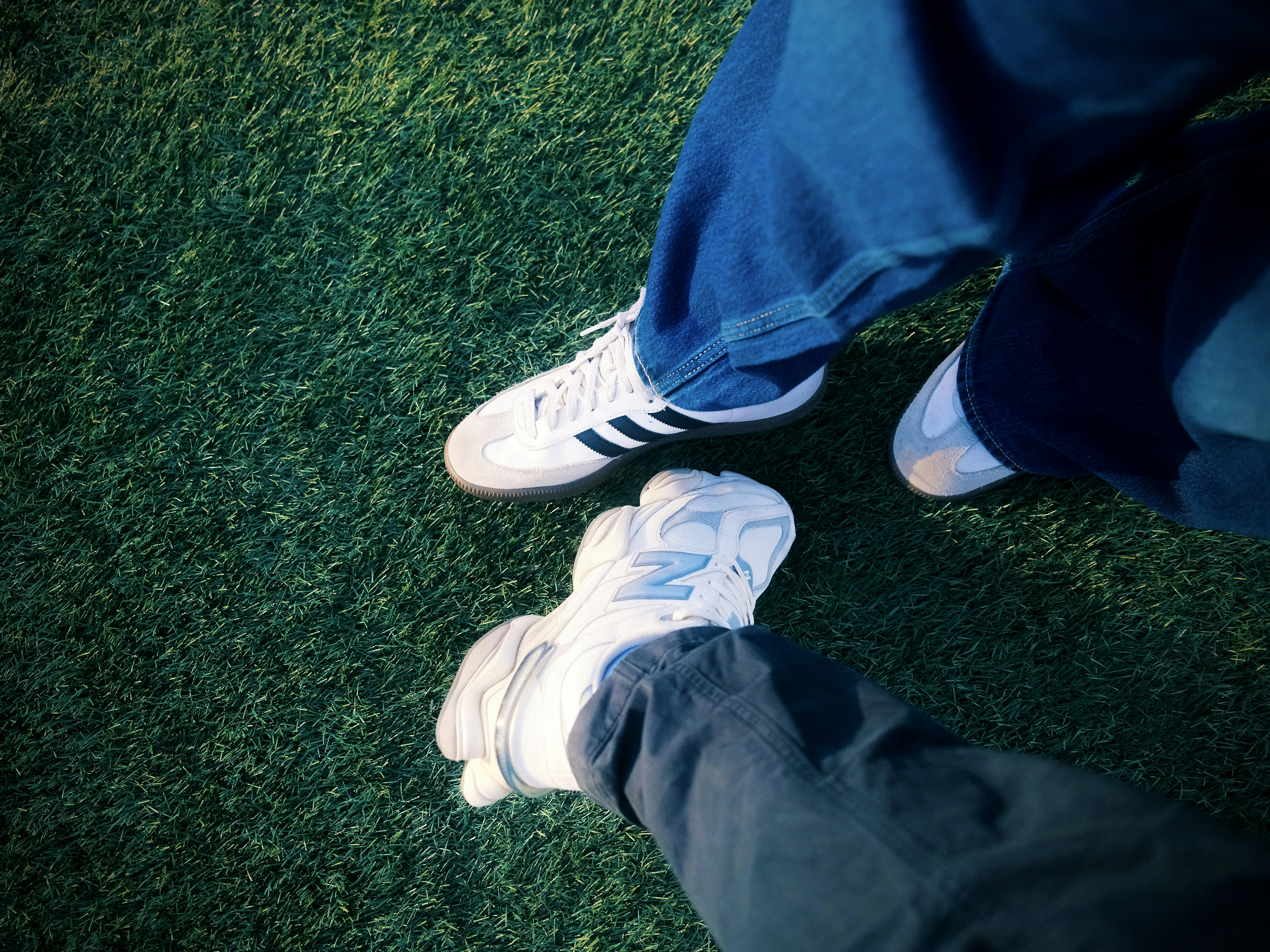 A Step into Style: Footwear on Green Turf