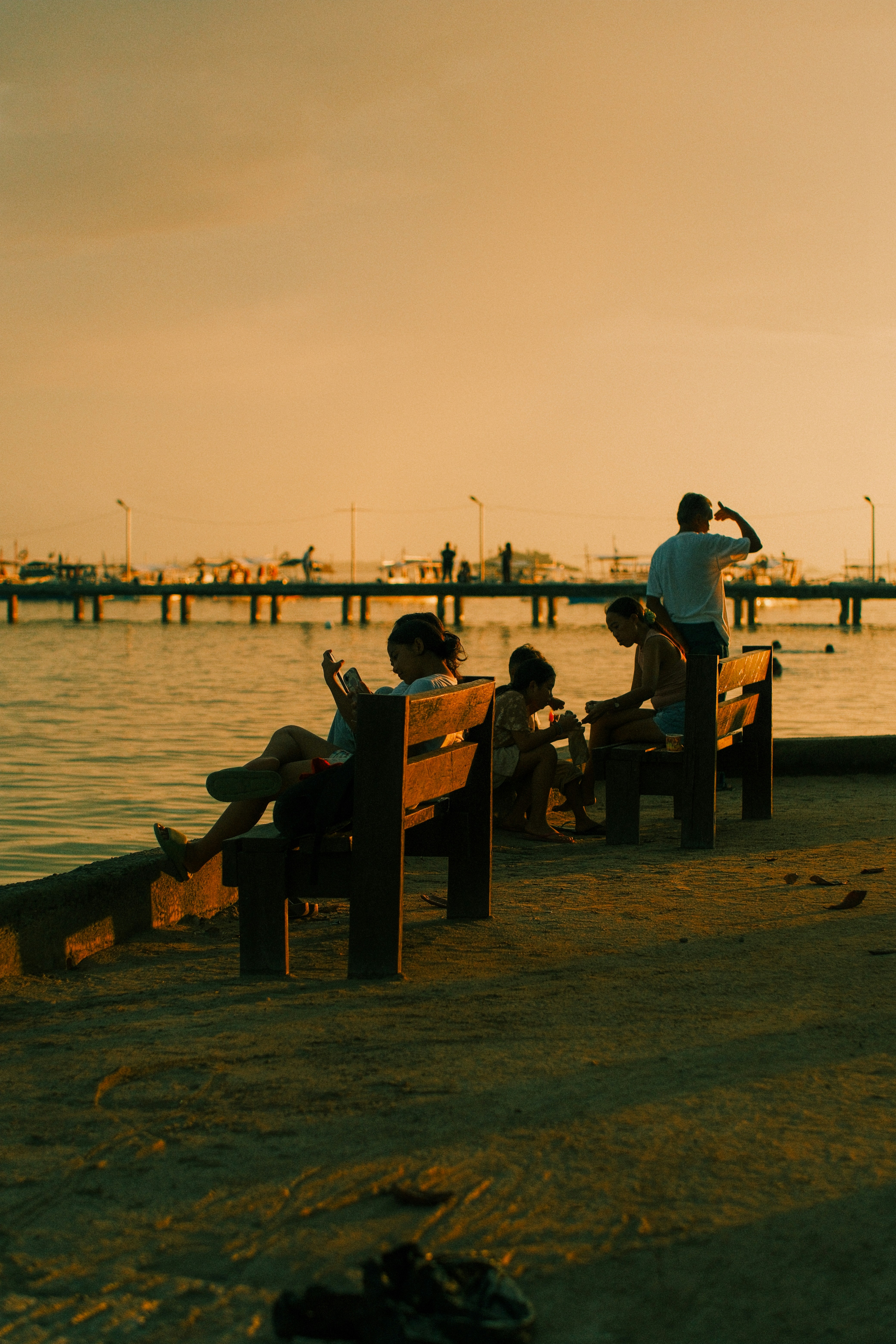 Evening Reflections: A Quiet Moment by the Water