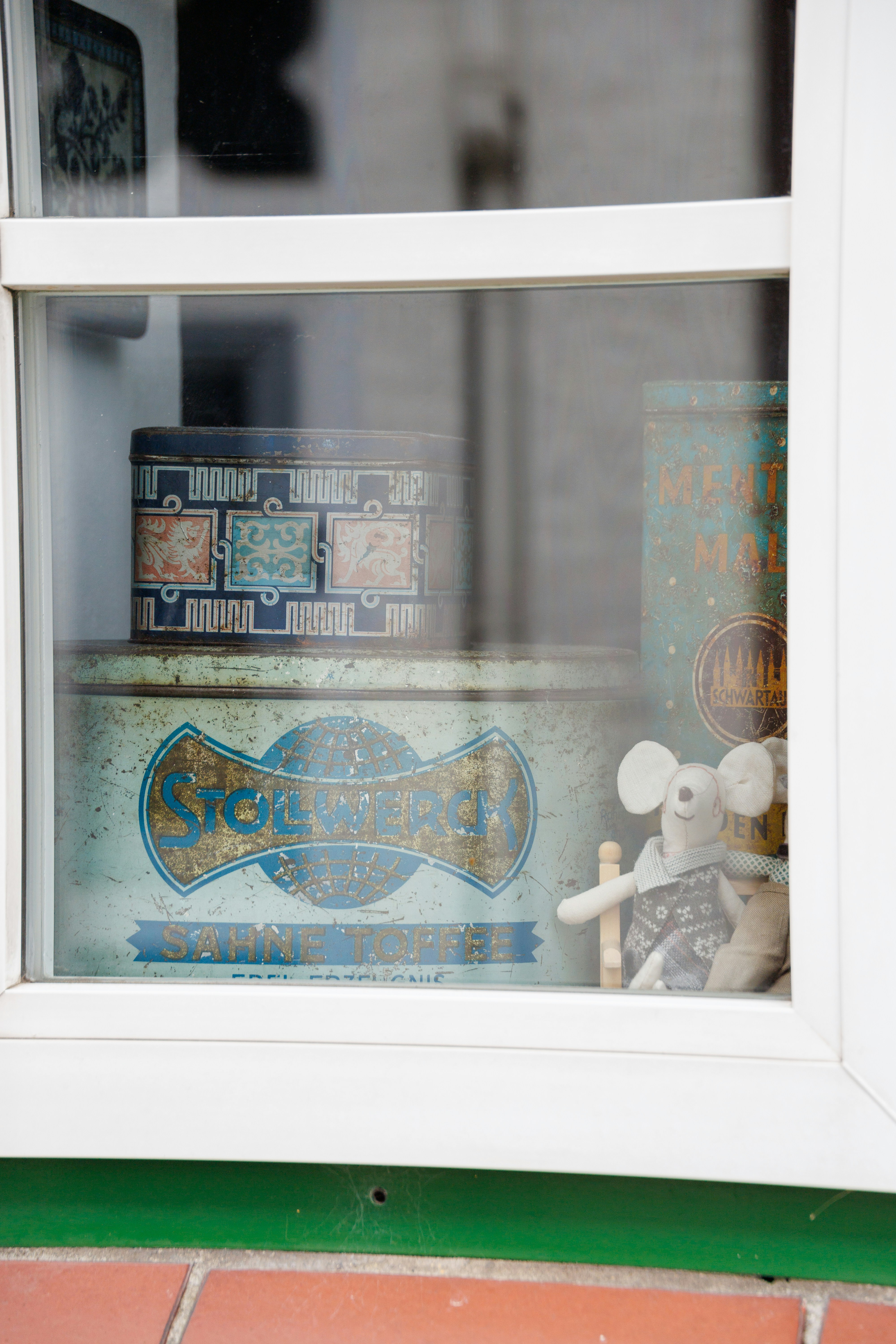 Whimsical Treasures Behind Glass