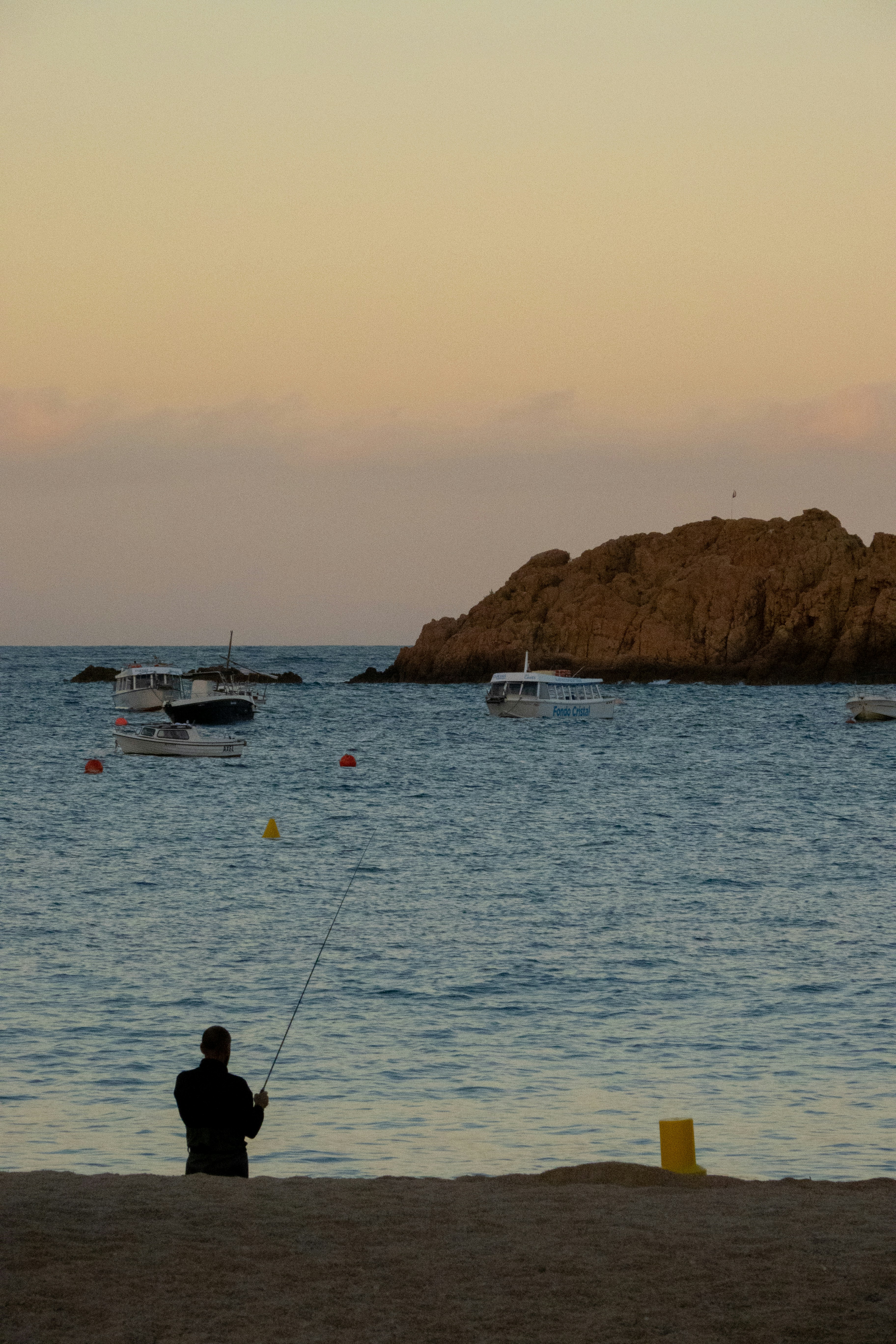 Evening Solitude by the Shoreline
