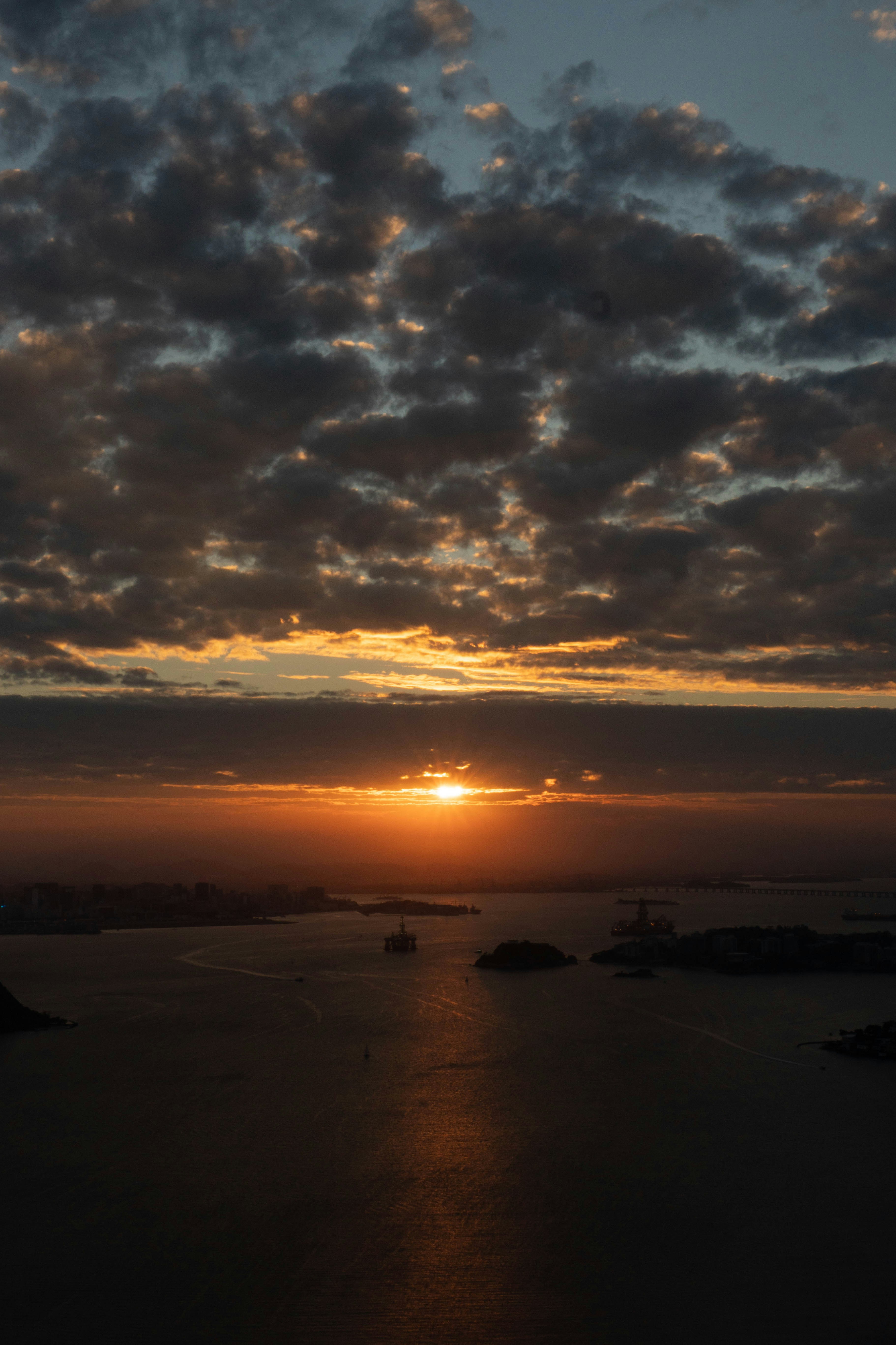 Horizon Ember Over Quiet Waters