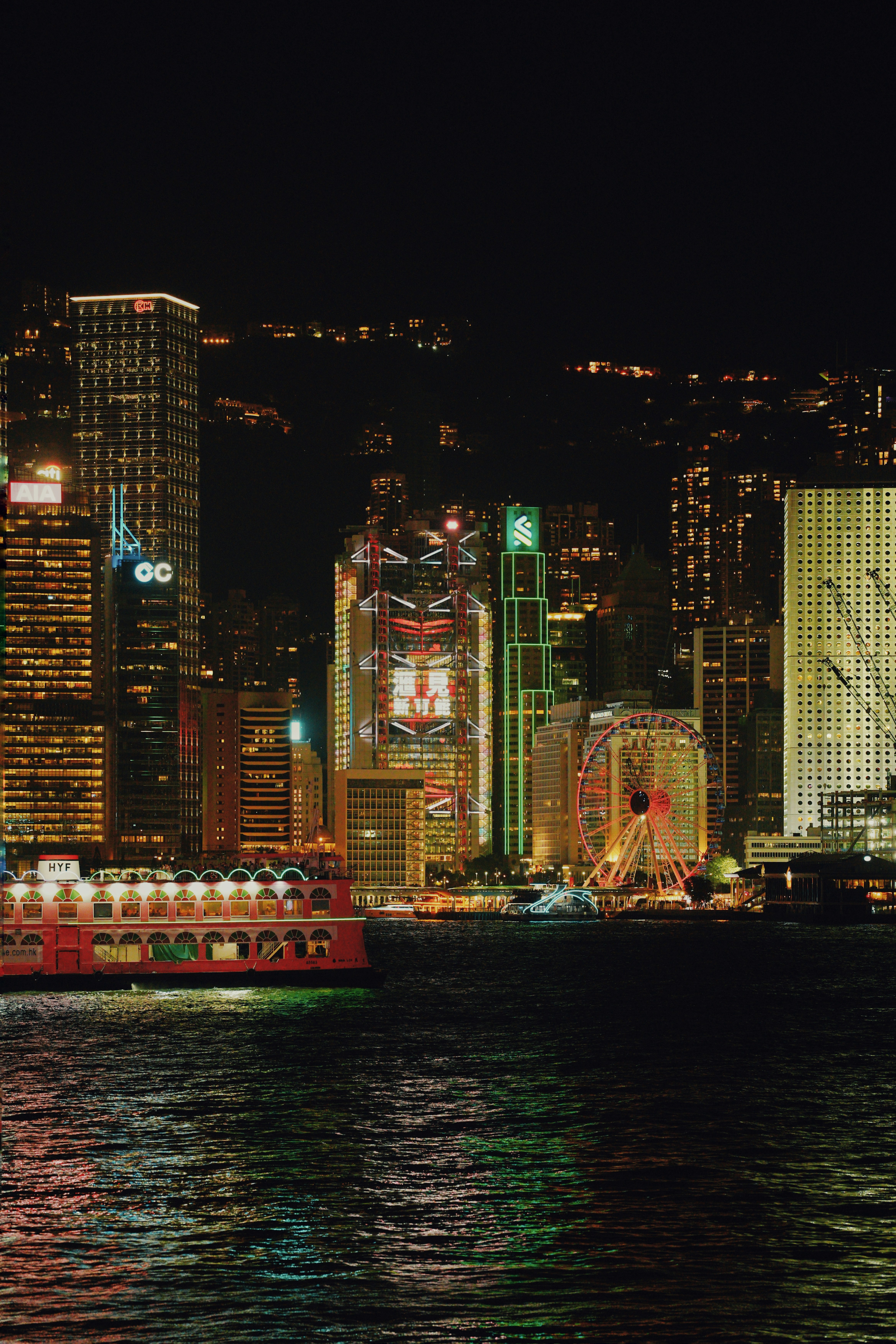 Neon Dreams Over Victoria Harbour