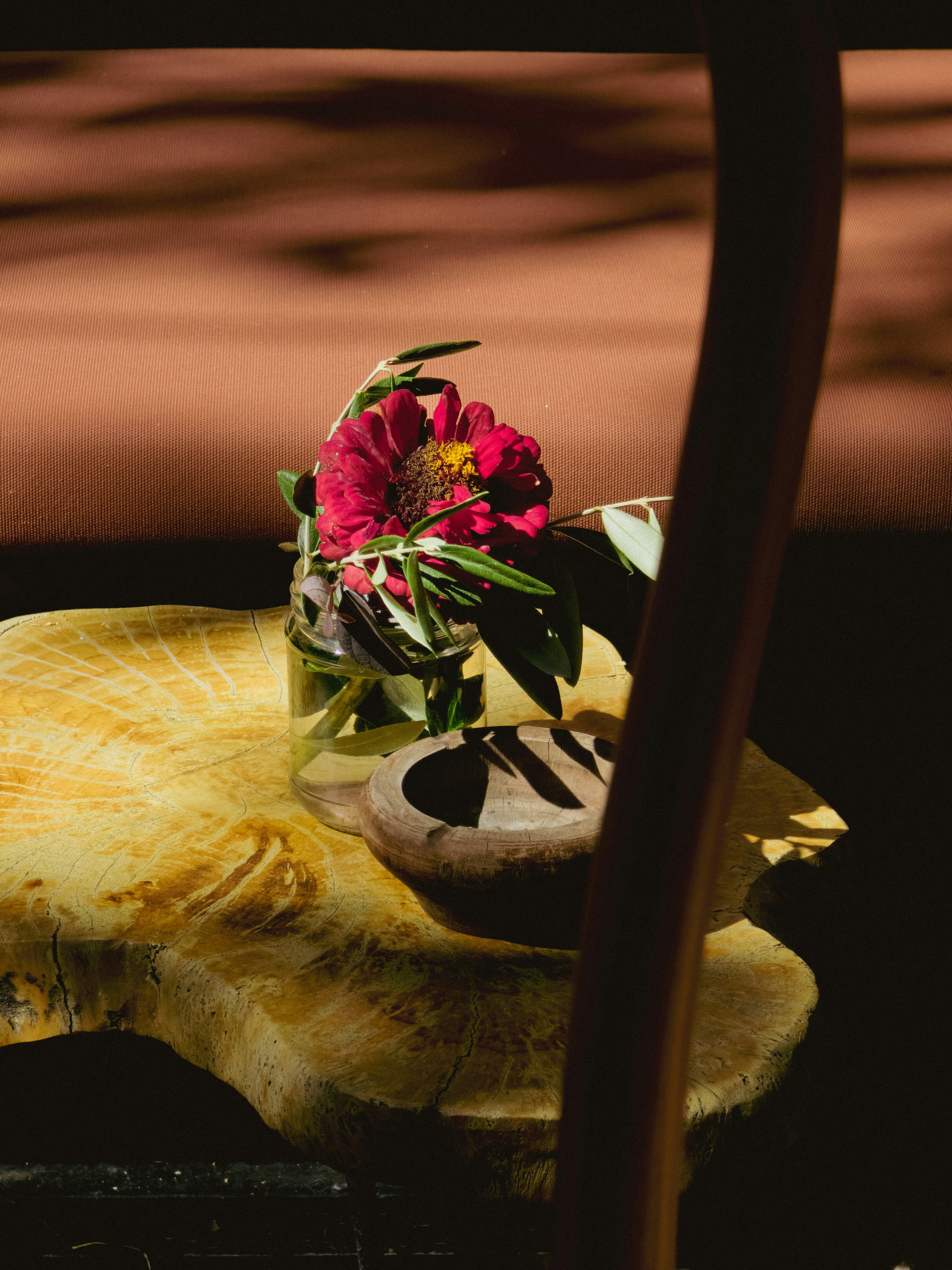 Nature's Serenity on a Rustic Table