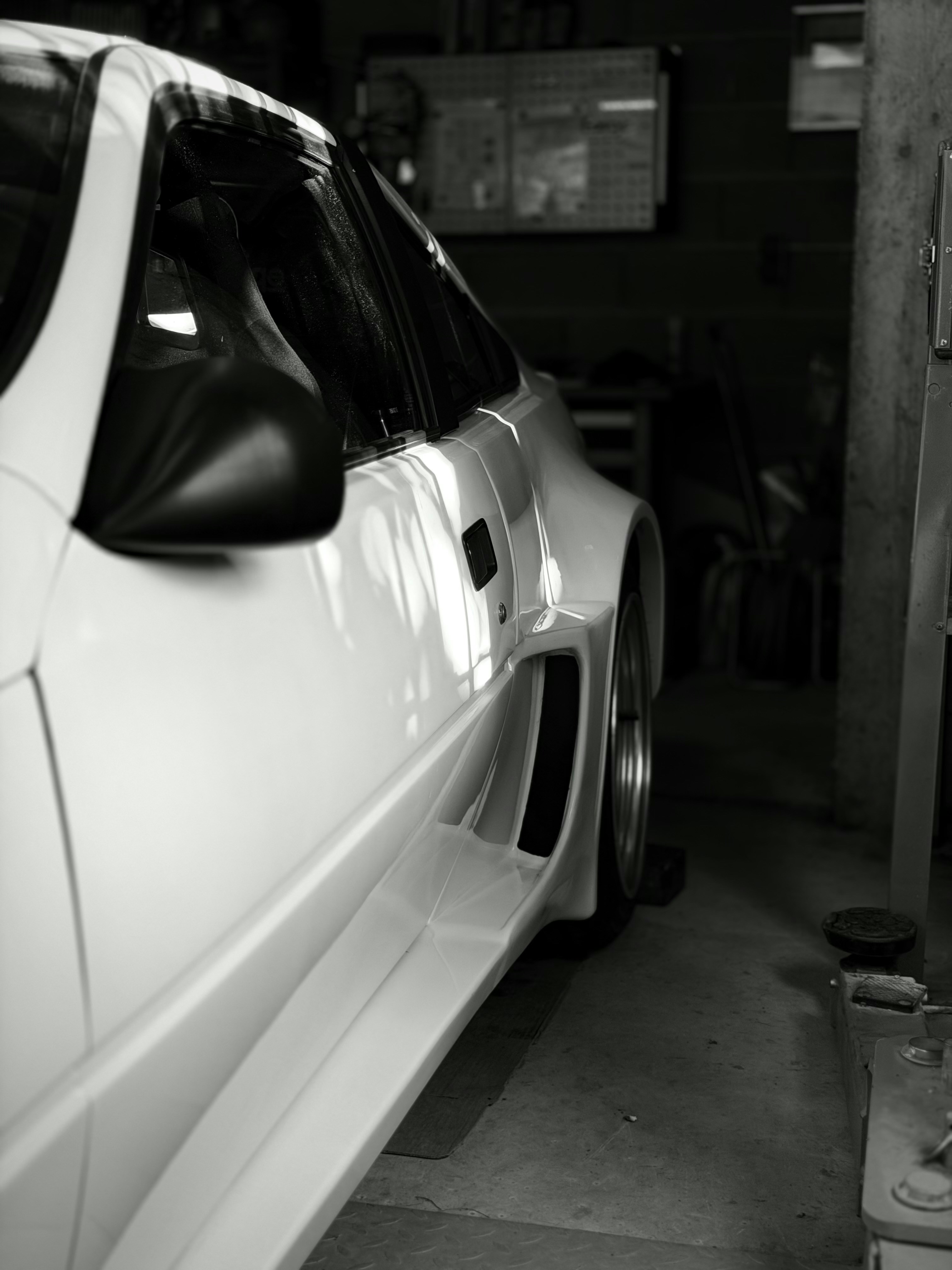 The Elegance of Automotive Design in Monochrome