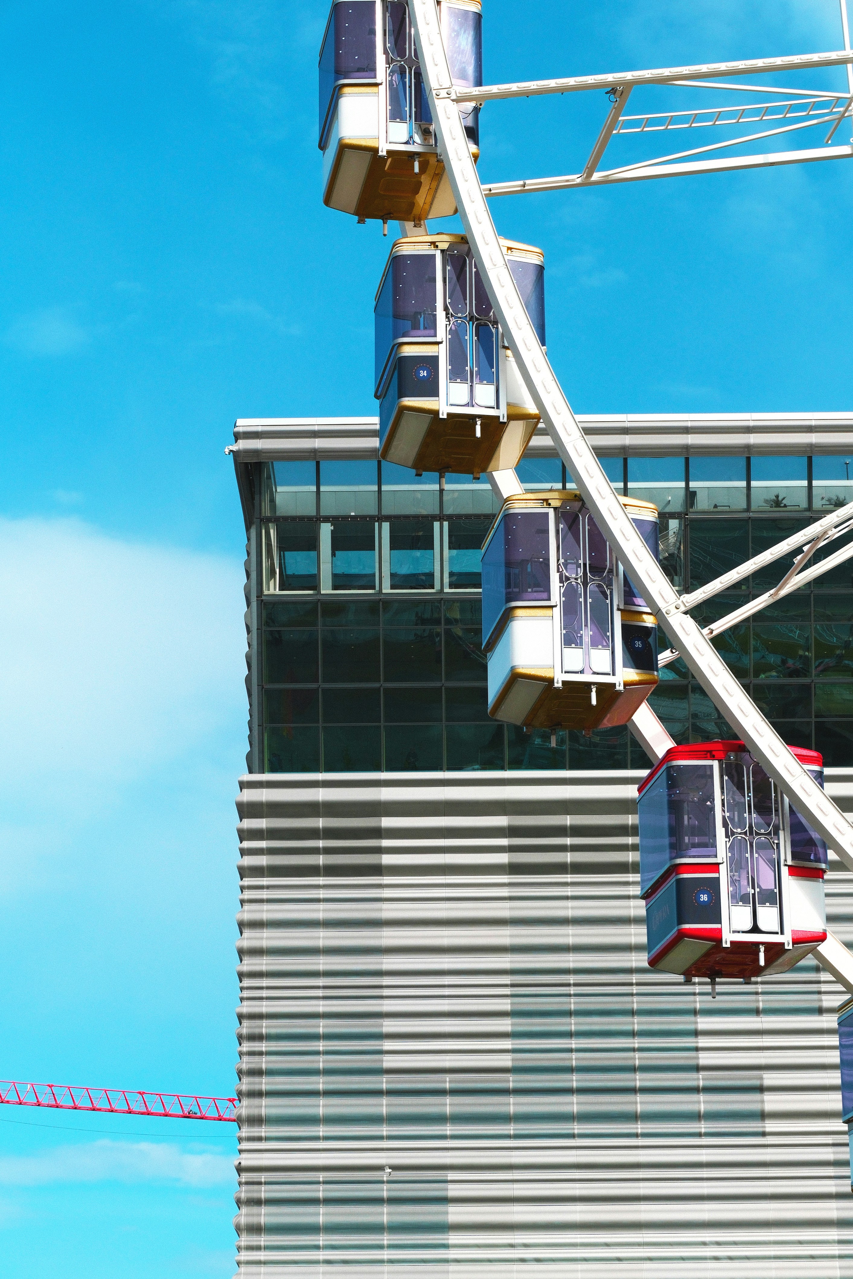Urban Skyline Meets Whimsical Heights