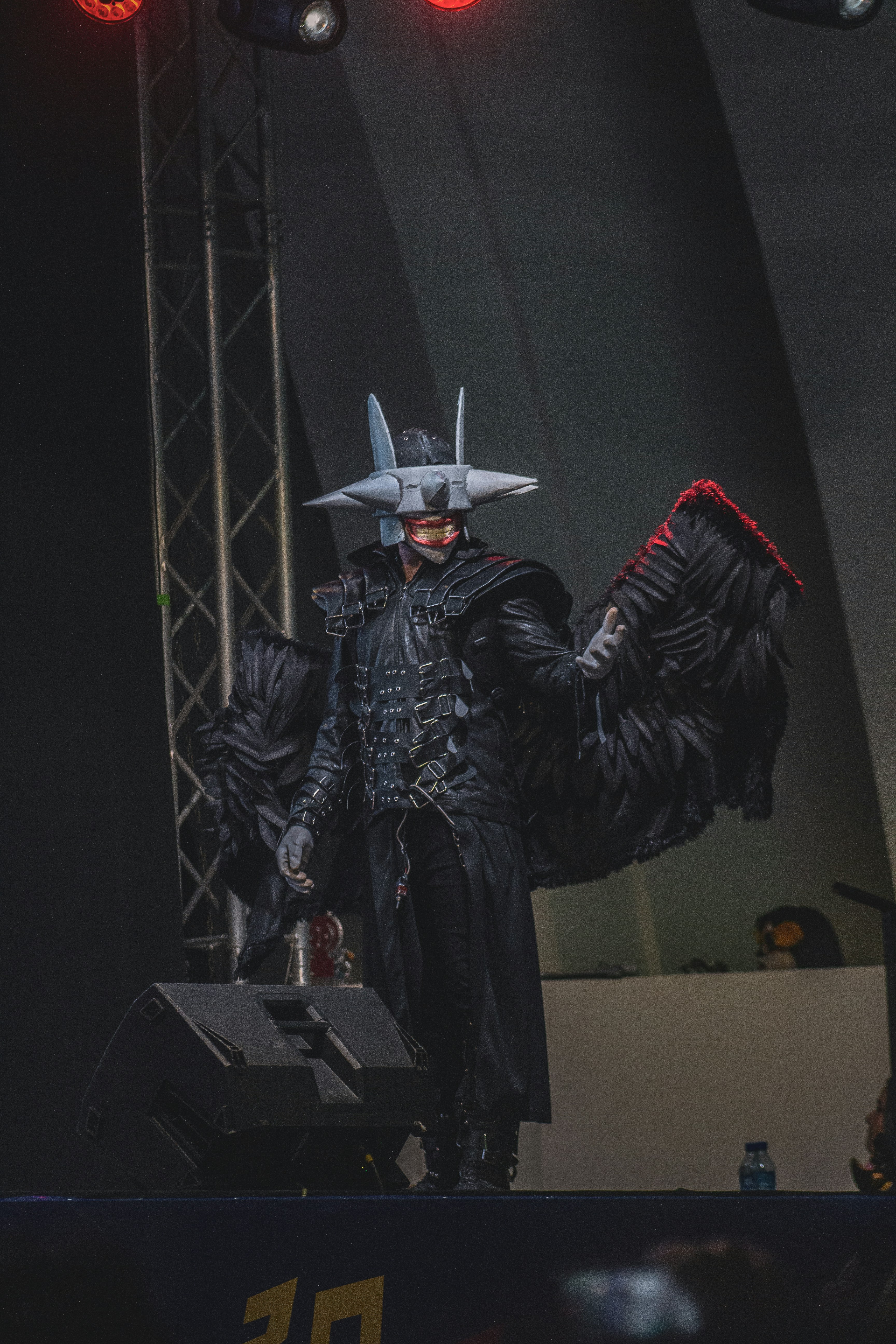 The Shadowed Sentinel: A Hero's Dramatic Entrance