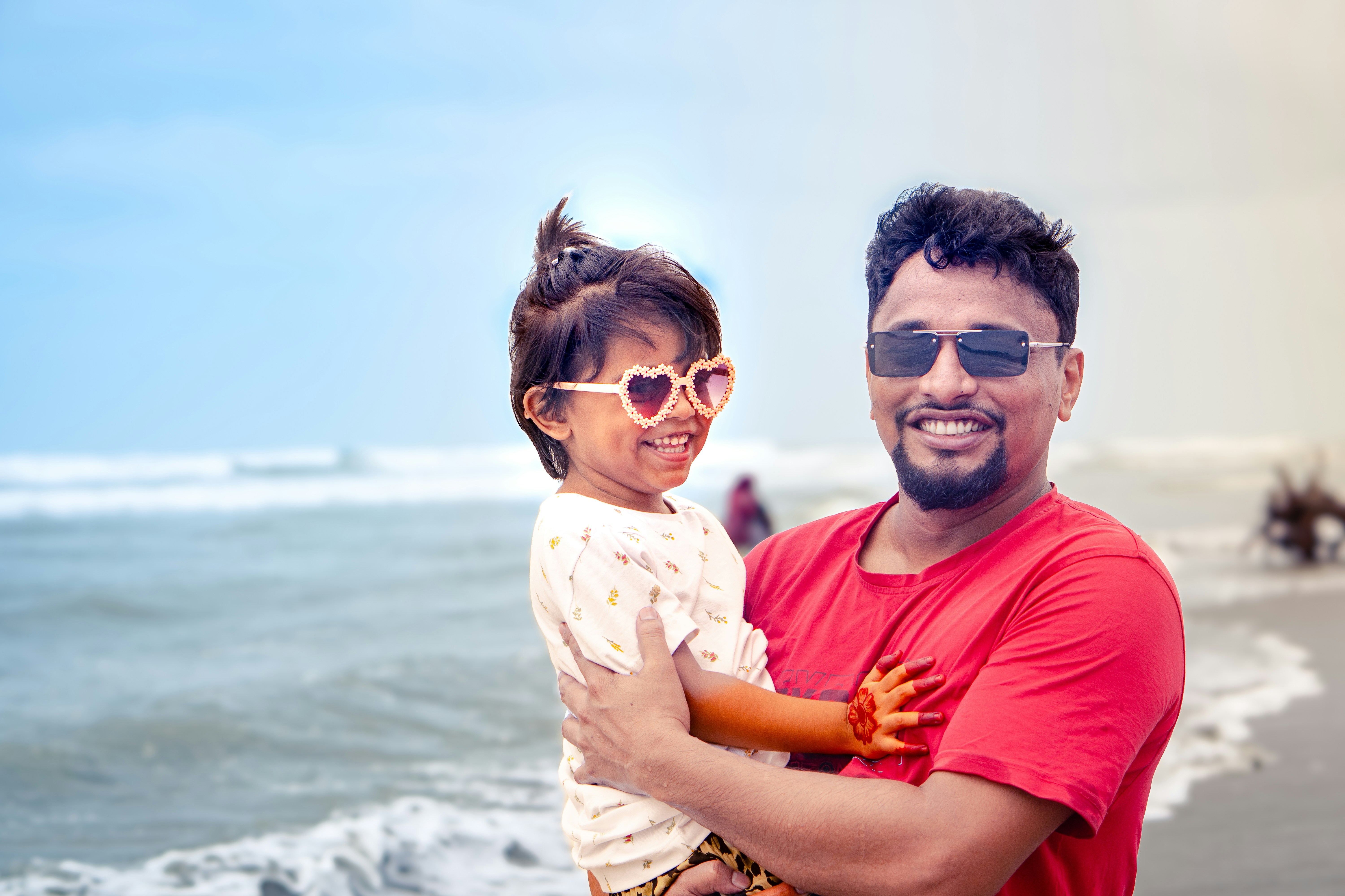 Joyful Moments by the Shore