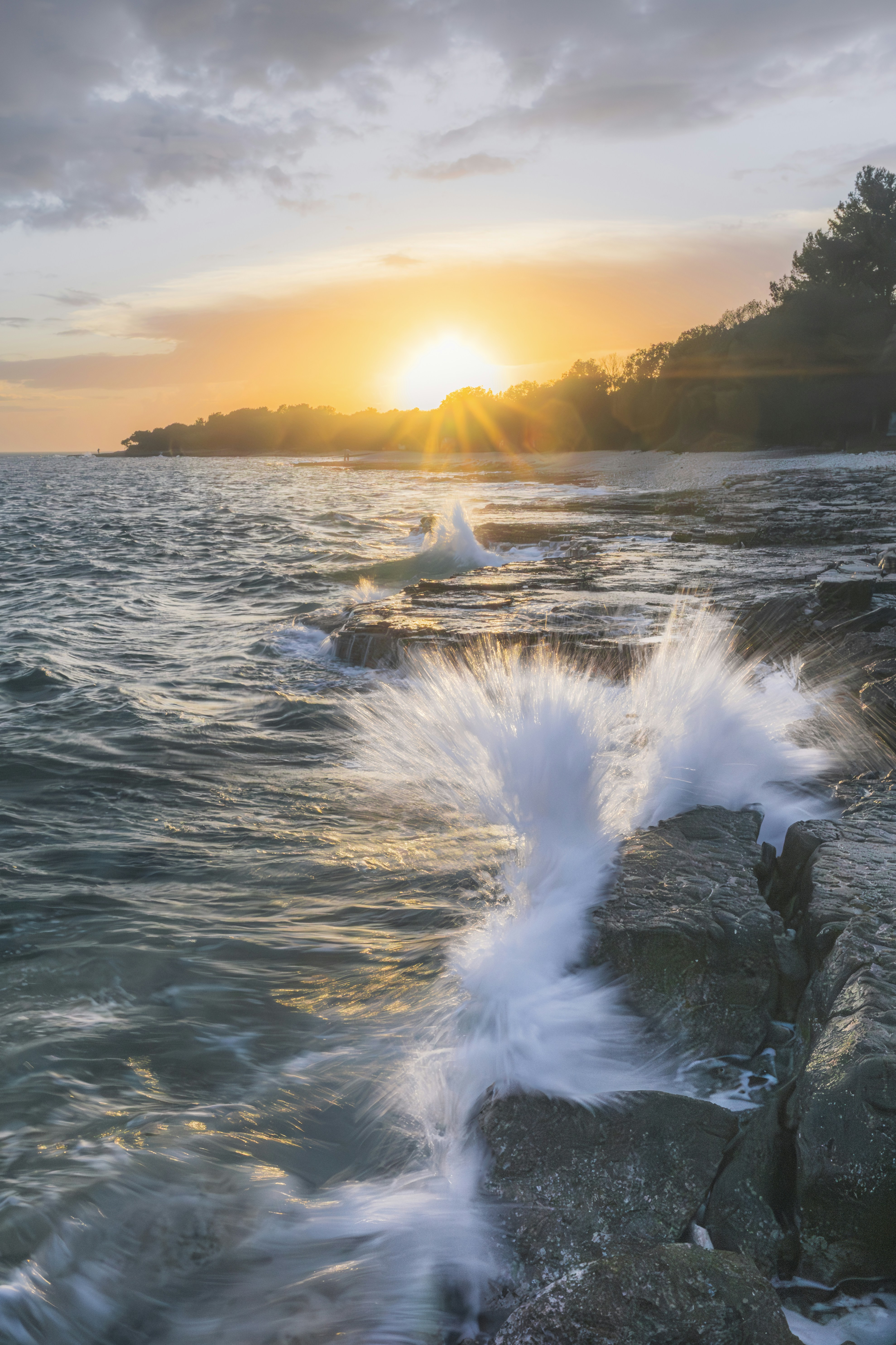 Sunset Symphony at the Shoreline