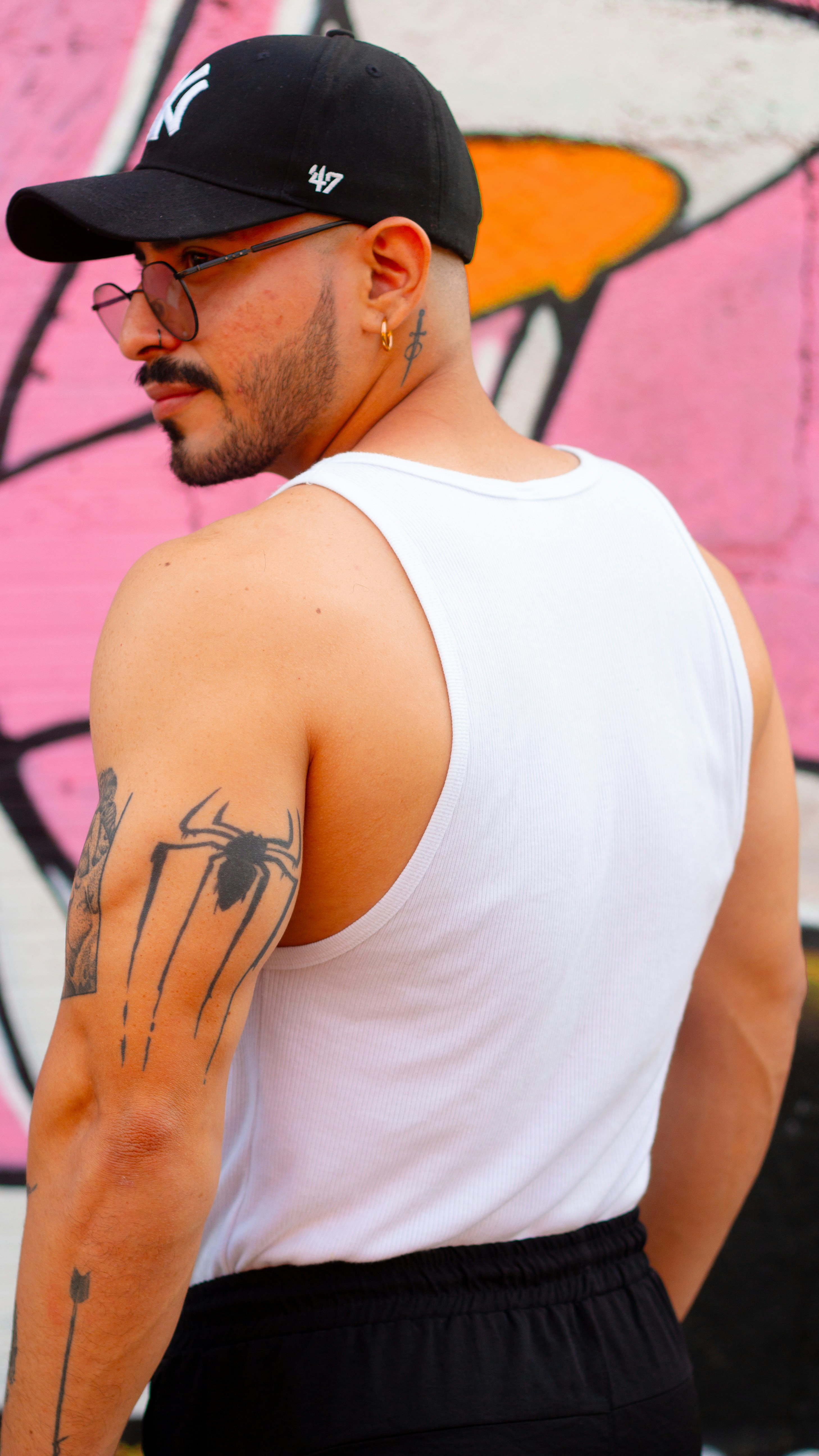 Urban Expression: A Portrait in Vibrant Hues