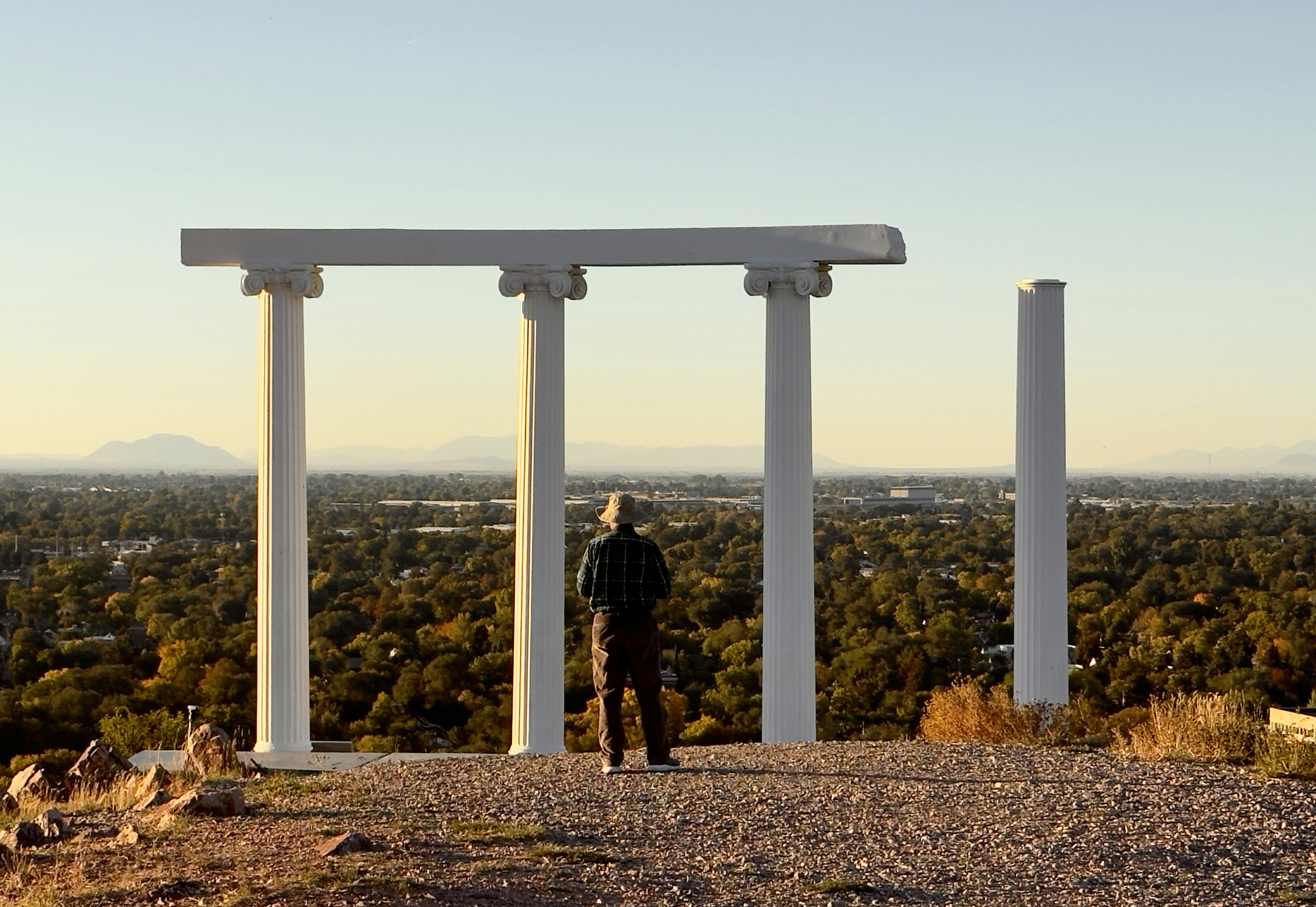 A Glimpse Through Time: The Pillars of Reflection