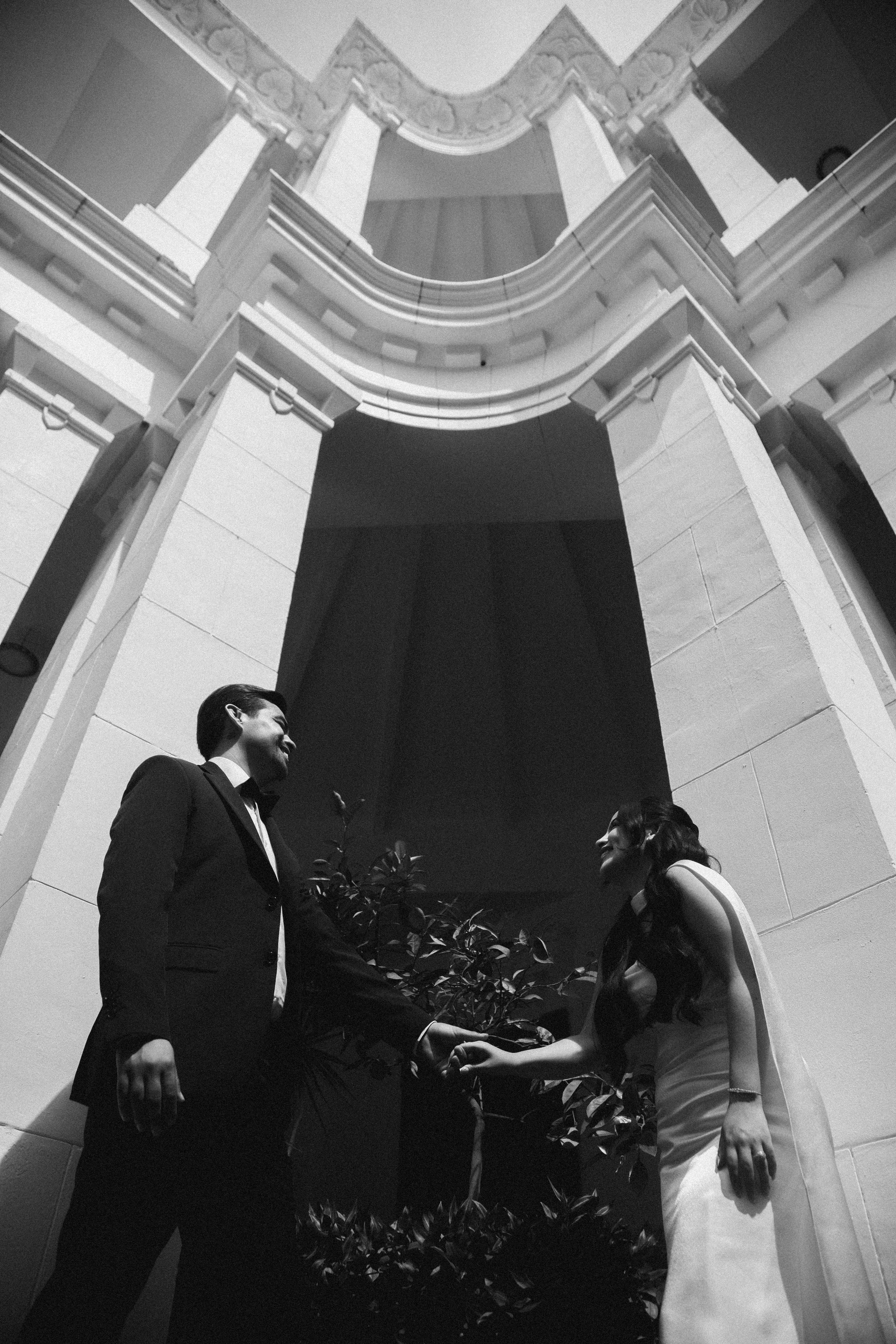 A Moment Beneath the Archway