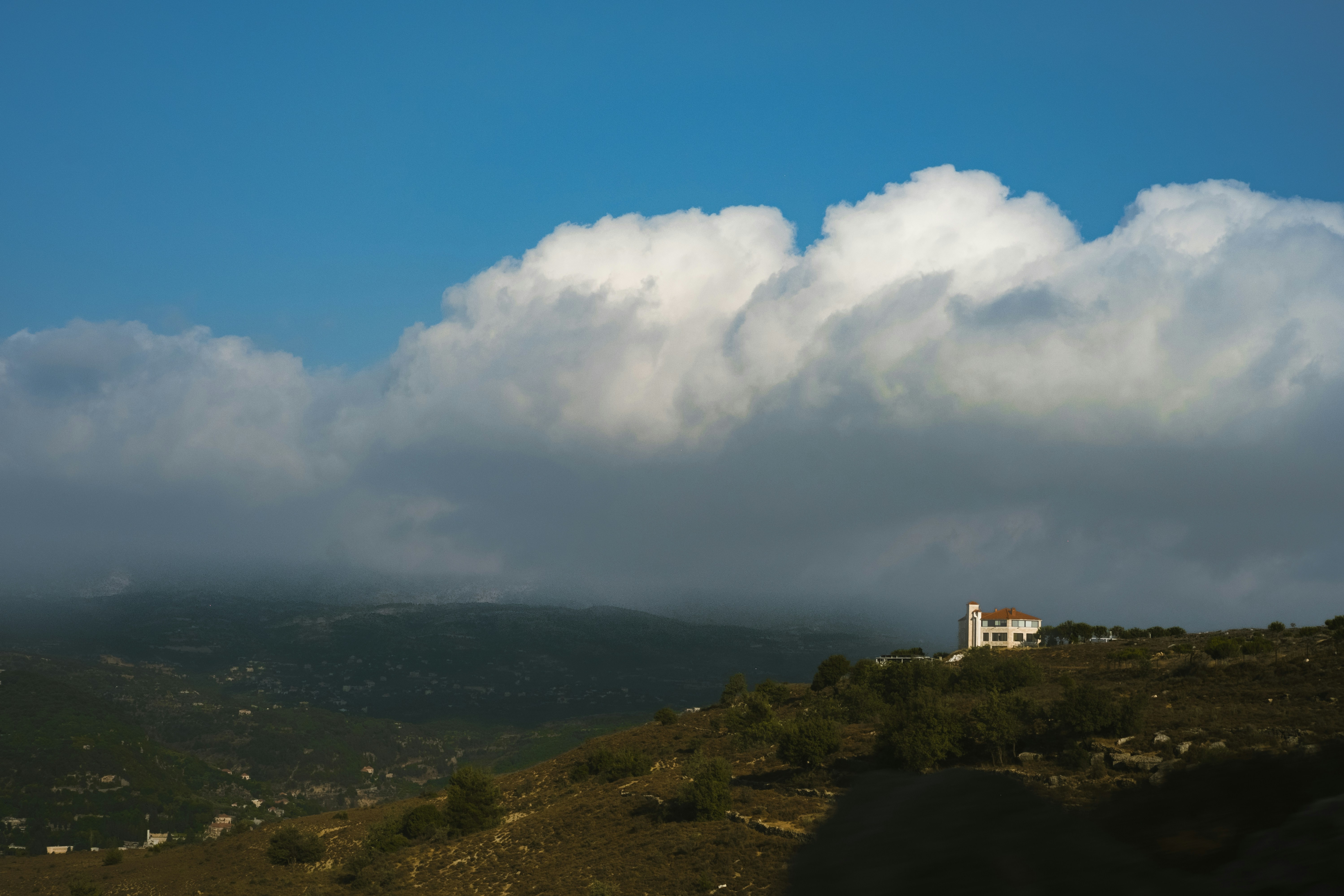 Solitary Haven Amidst the Clouds
