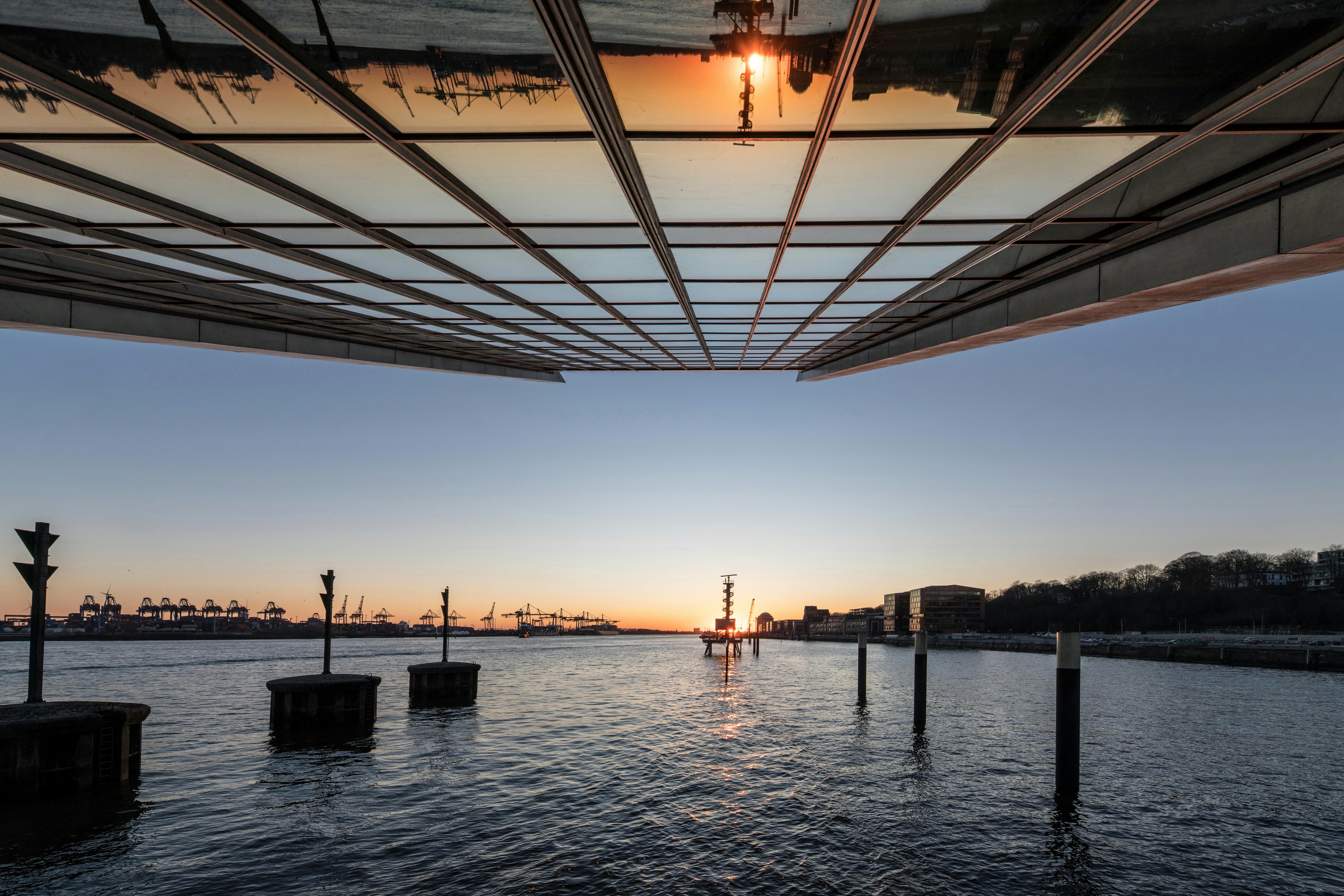 Reflections of Dusk: A Waterfront Perspective