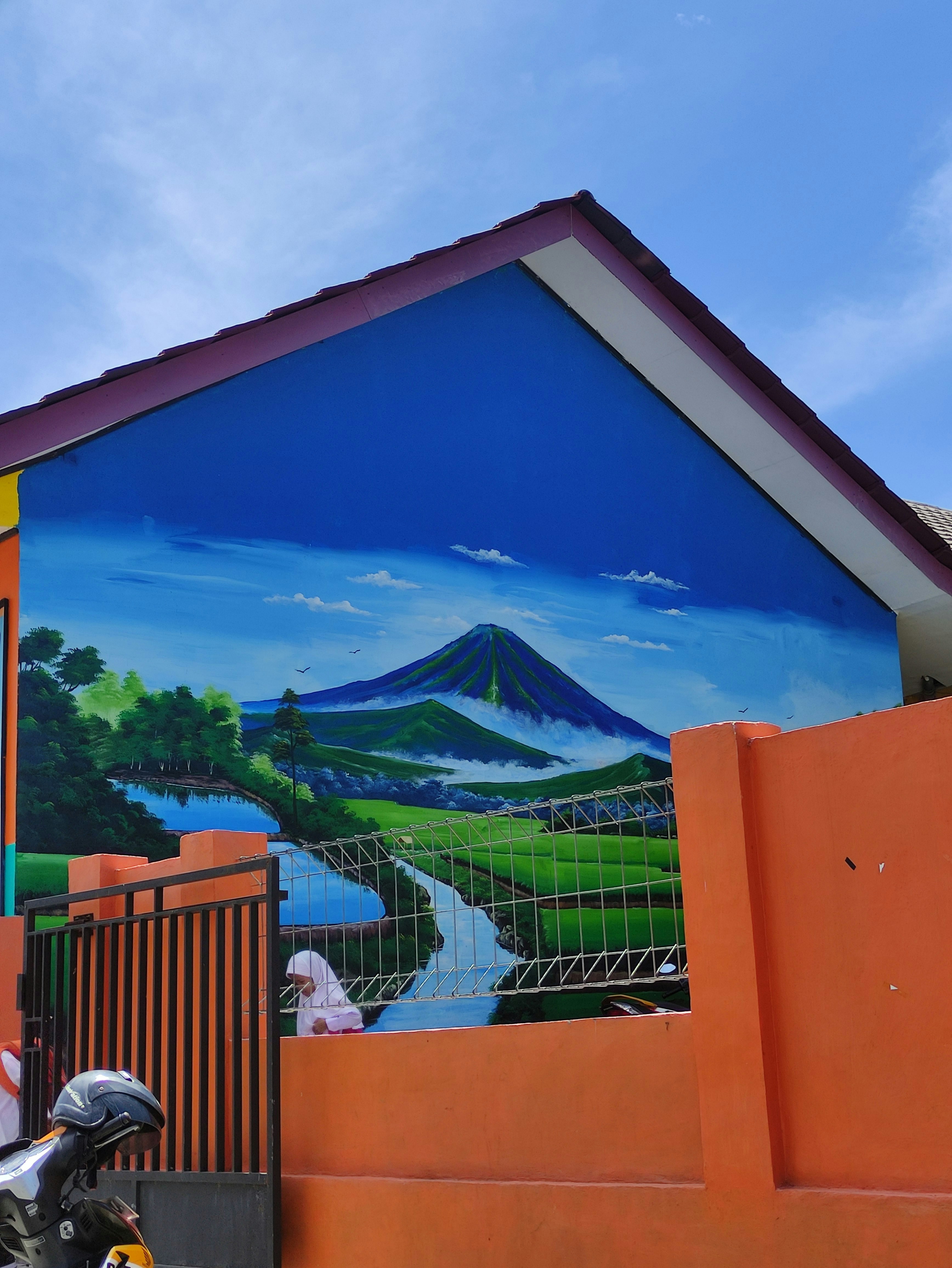 Vibrant Landscape: A Mural's Story