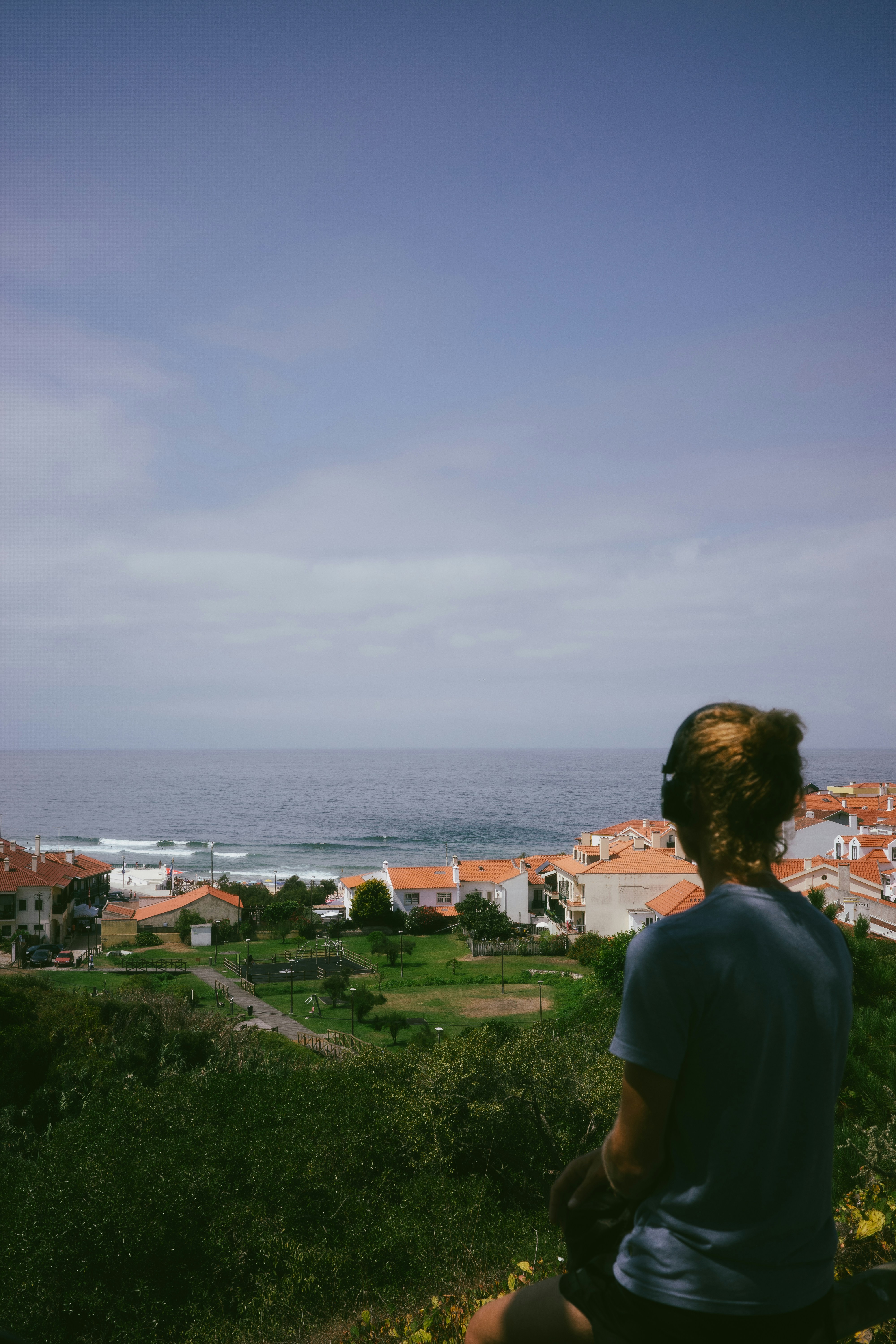 Contemplative Moments by the Coastline