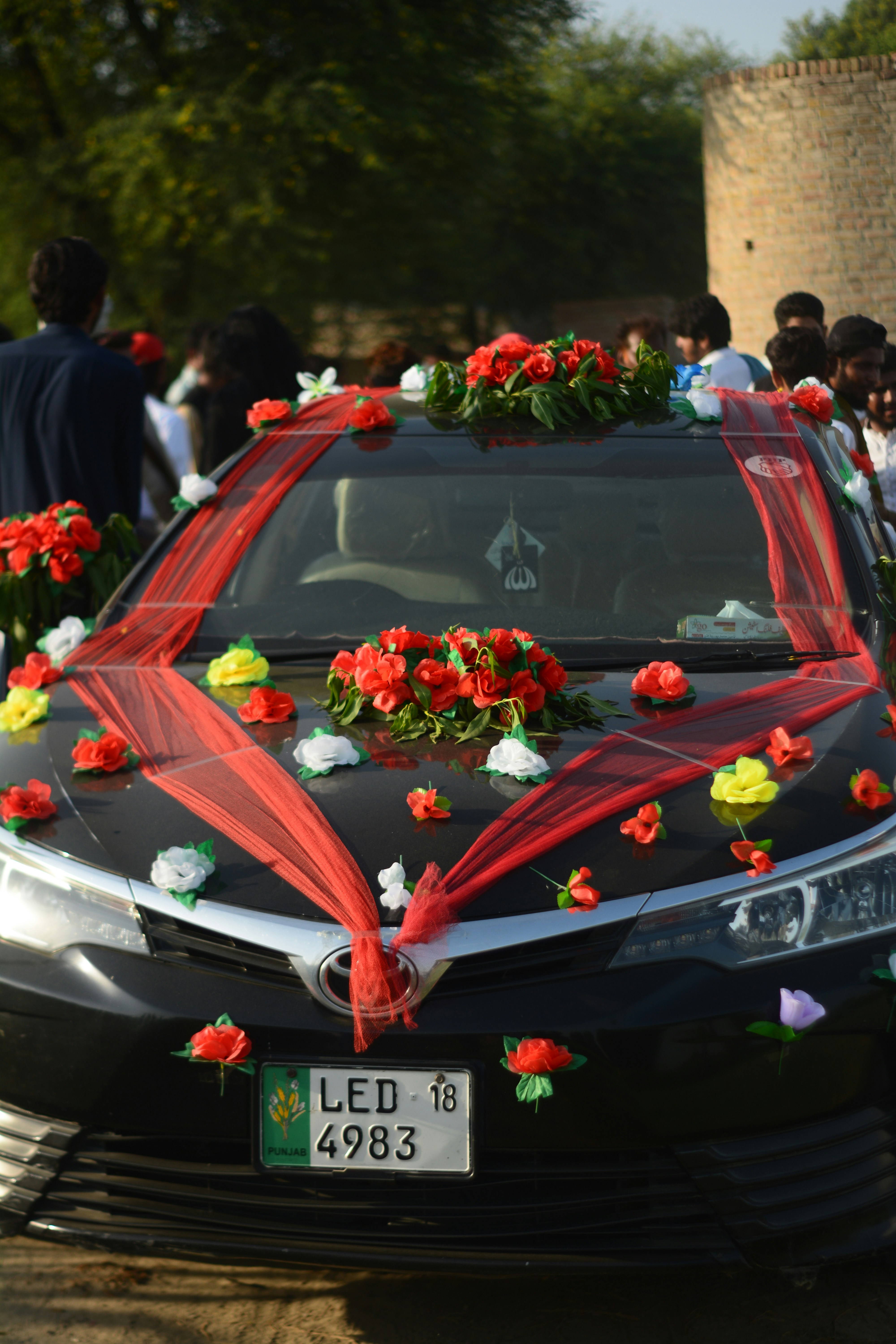 Floral Elegance on Wheels