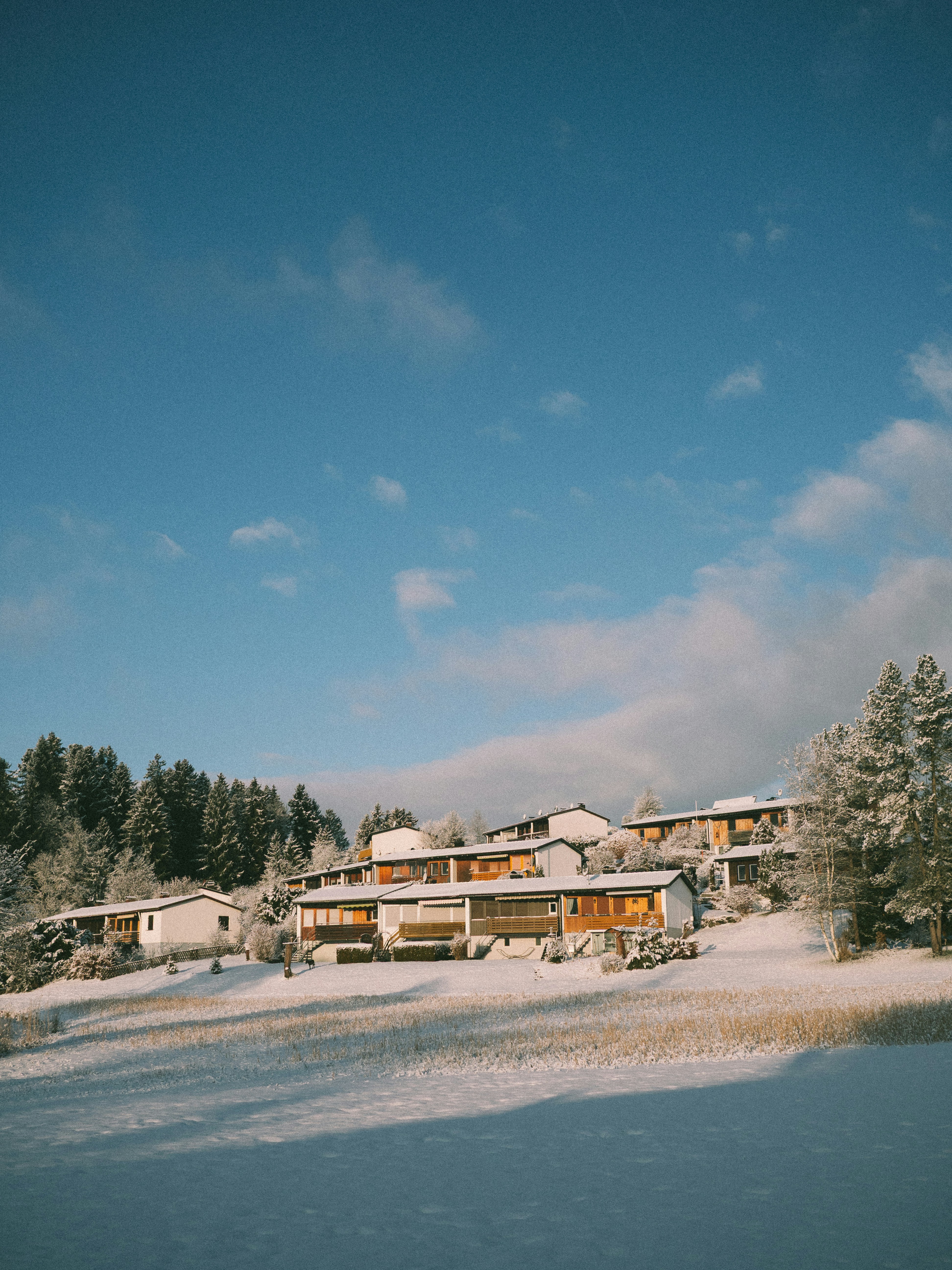 Winter's Embrace: A Serene Village Retreat