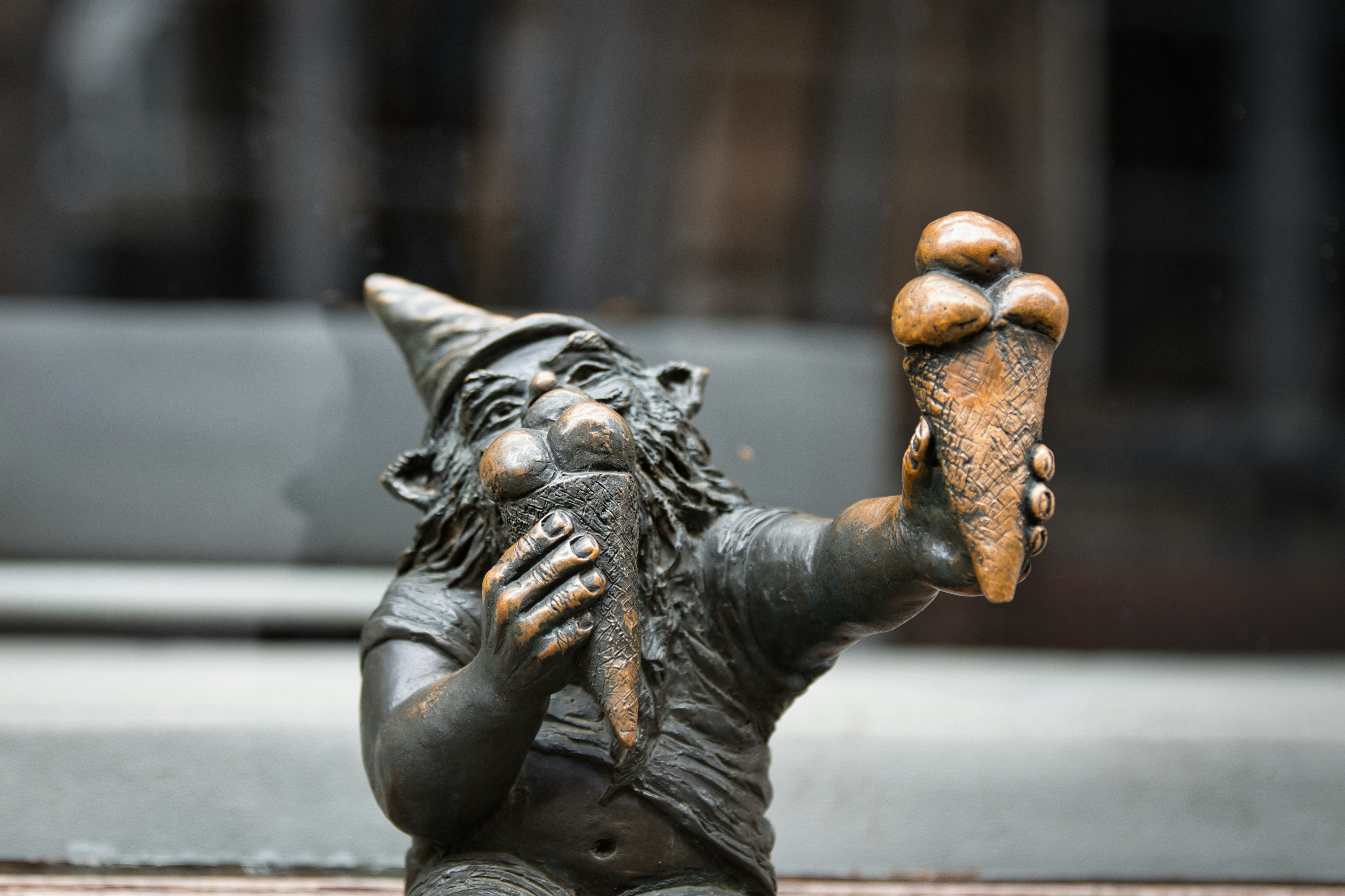 Whimsical Delight: The Ice Cream Gnome