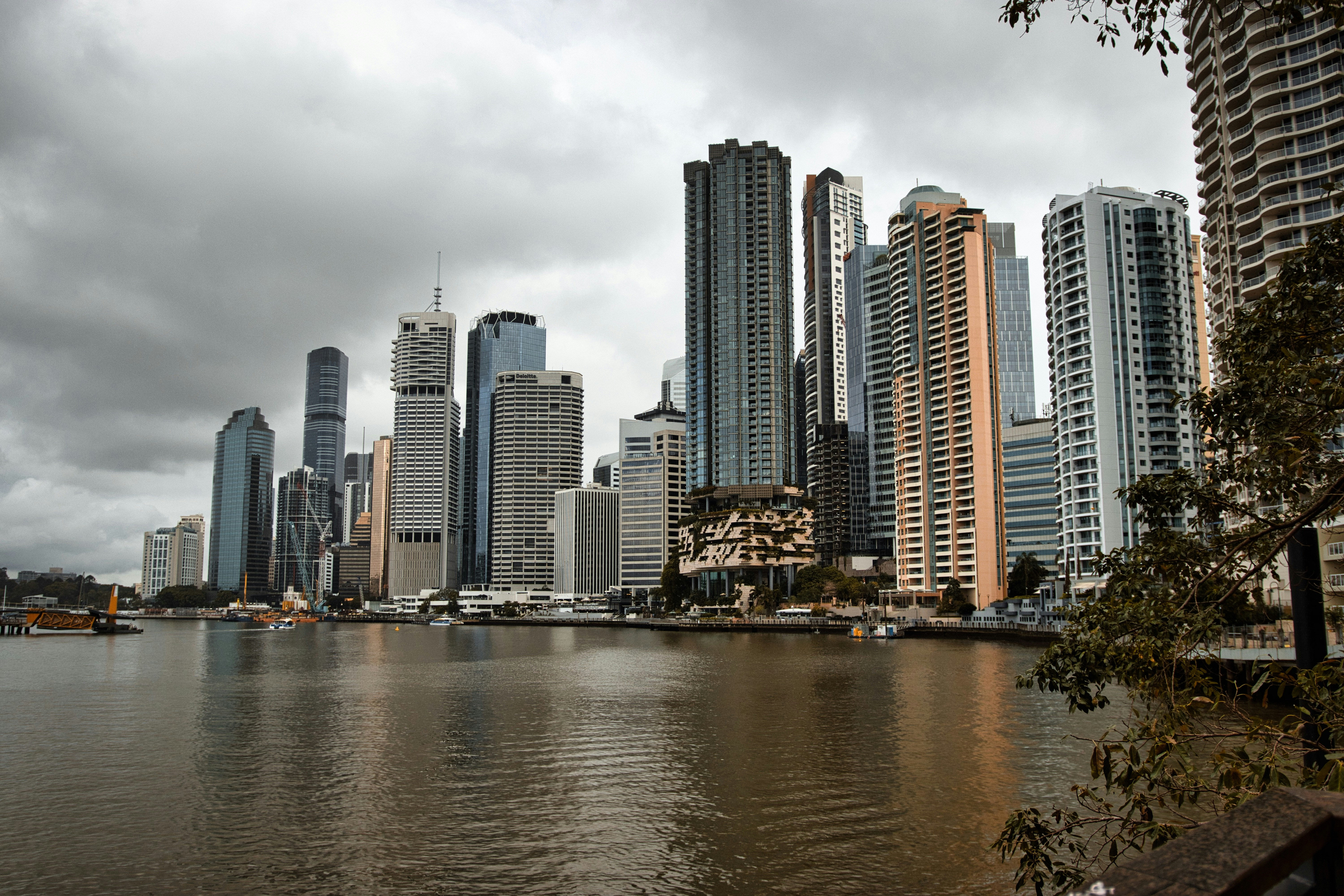 Urban Reflections: A Symphony of Steel and Water