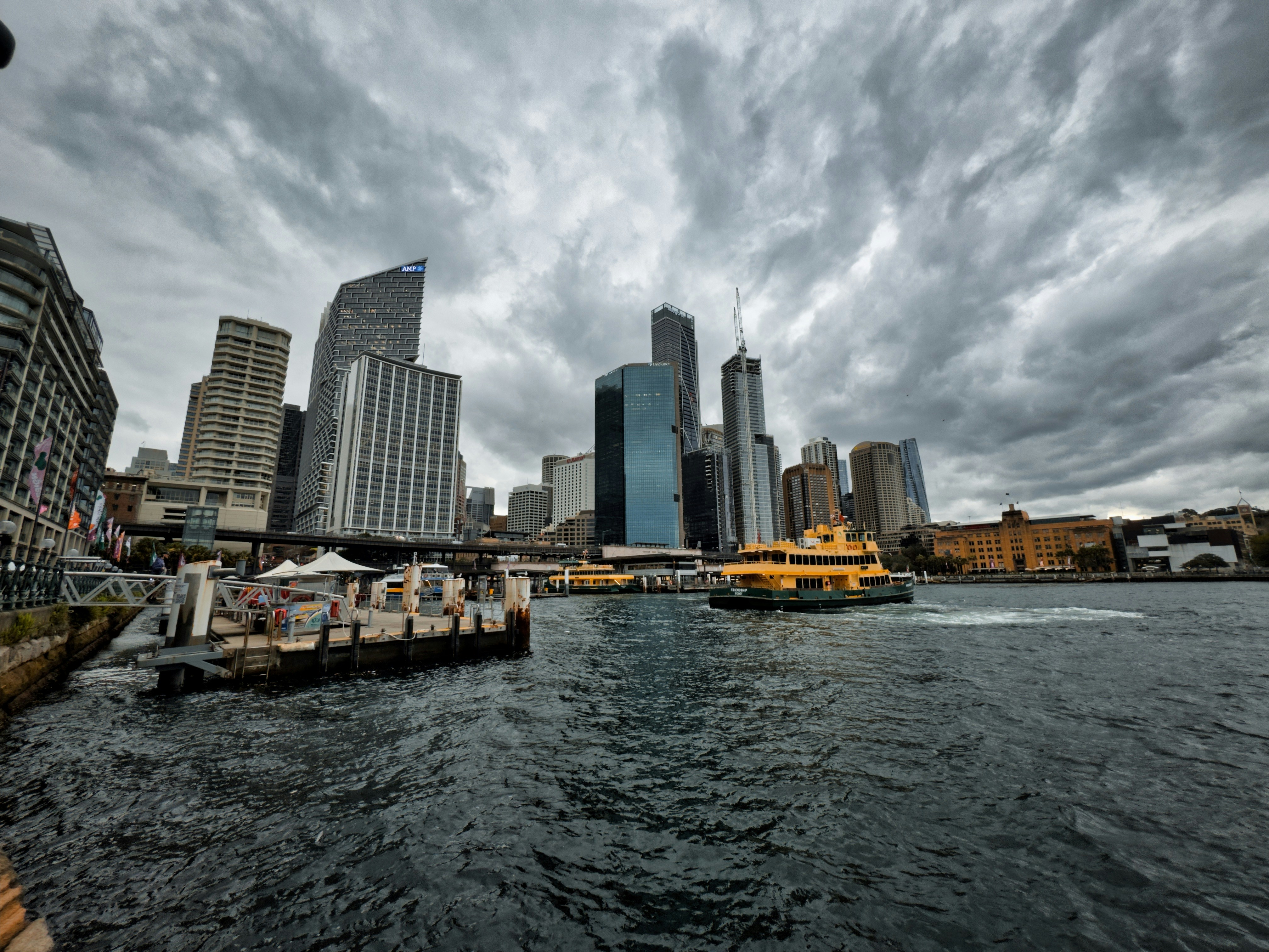 Urban Symphony: The Dance of Water and Steel