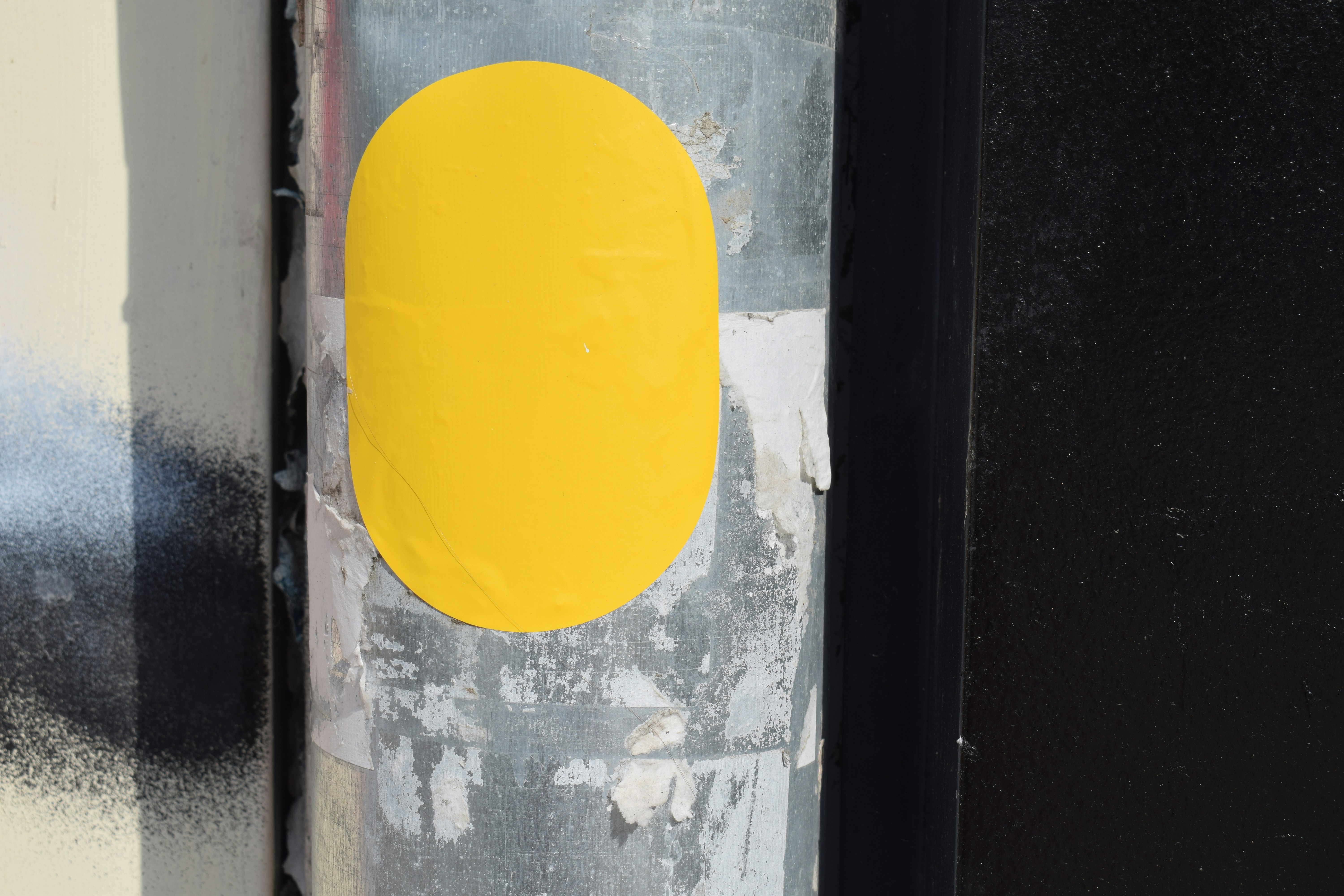 A Splash of Yellow on Urban Canvas