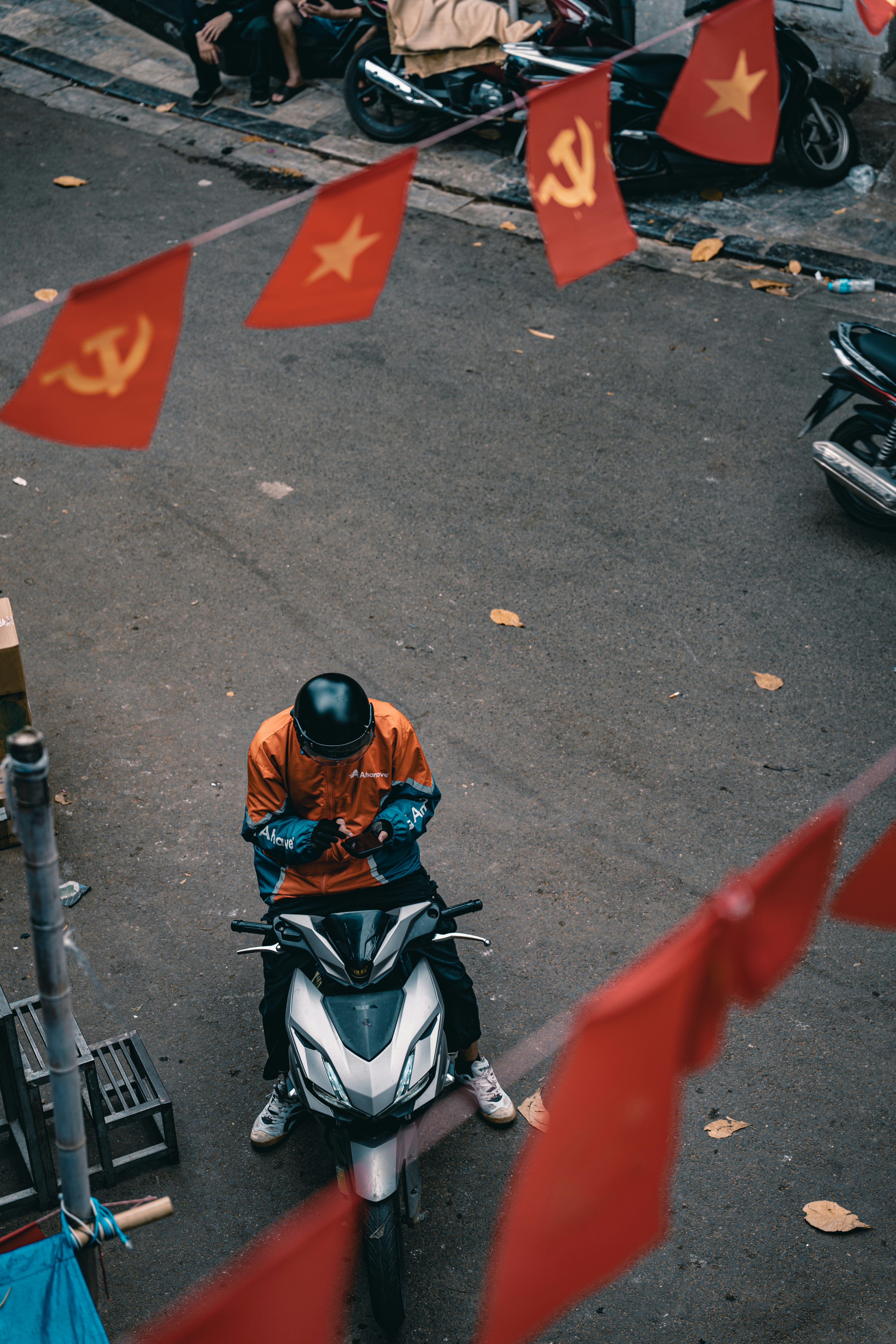 Urban Pulse: A Rider's Moment