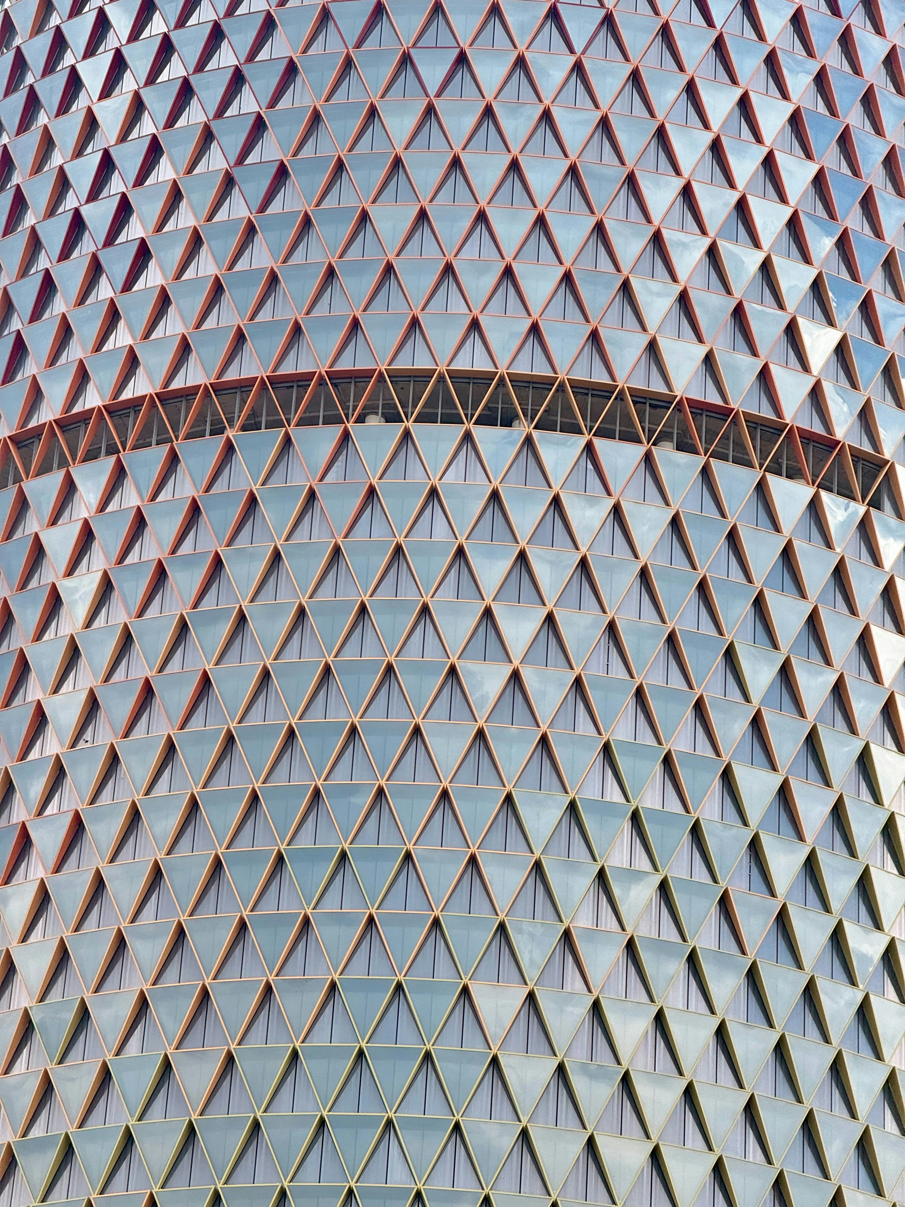 Geometric Symphony of Glass and Steel