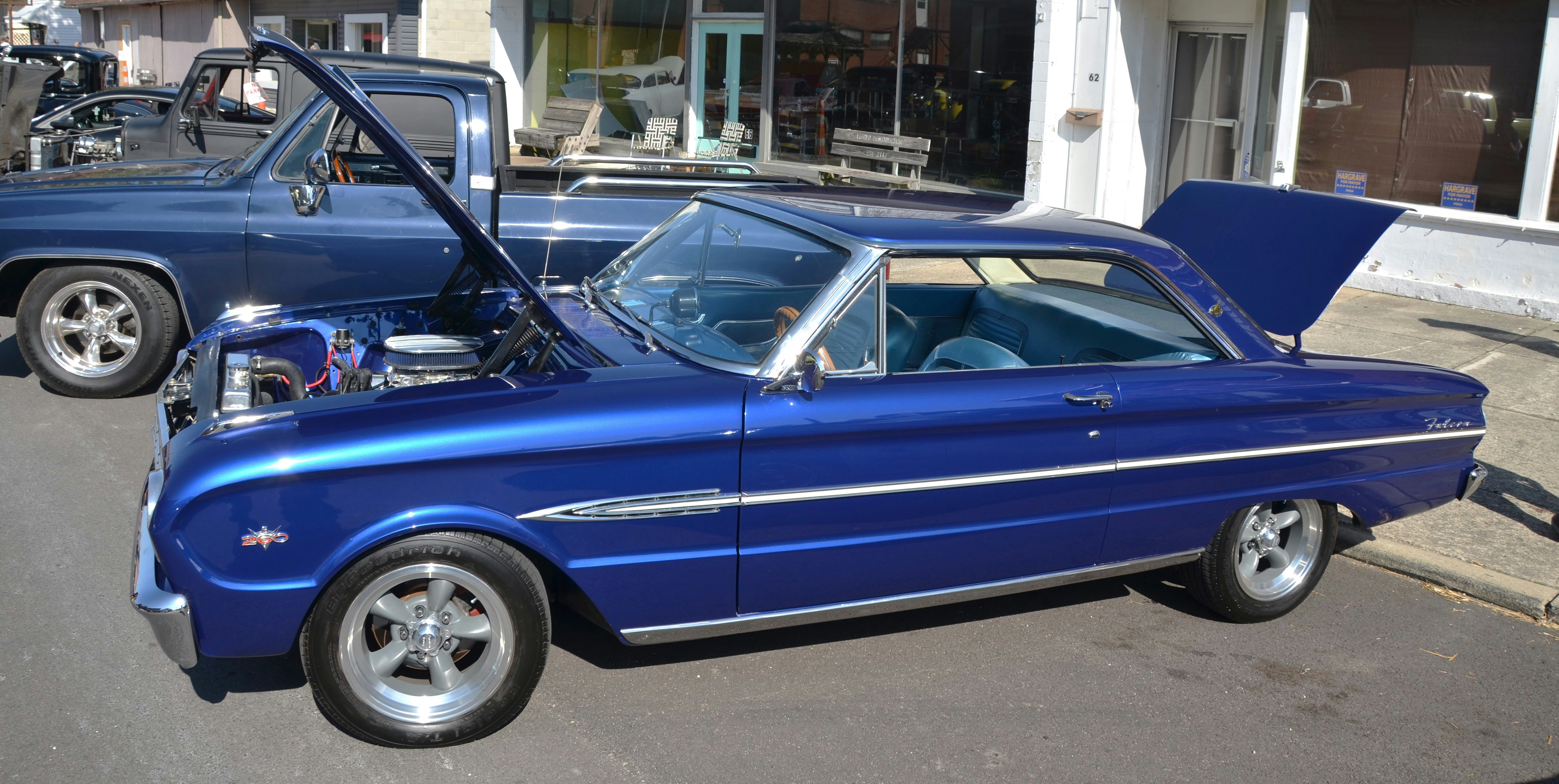 Revving Nostalgia: A Classic Beauty in Blue