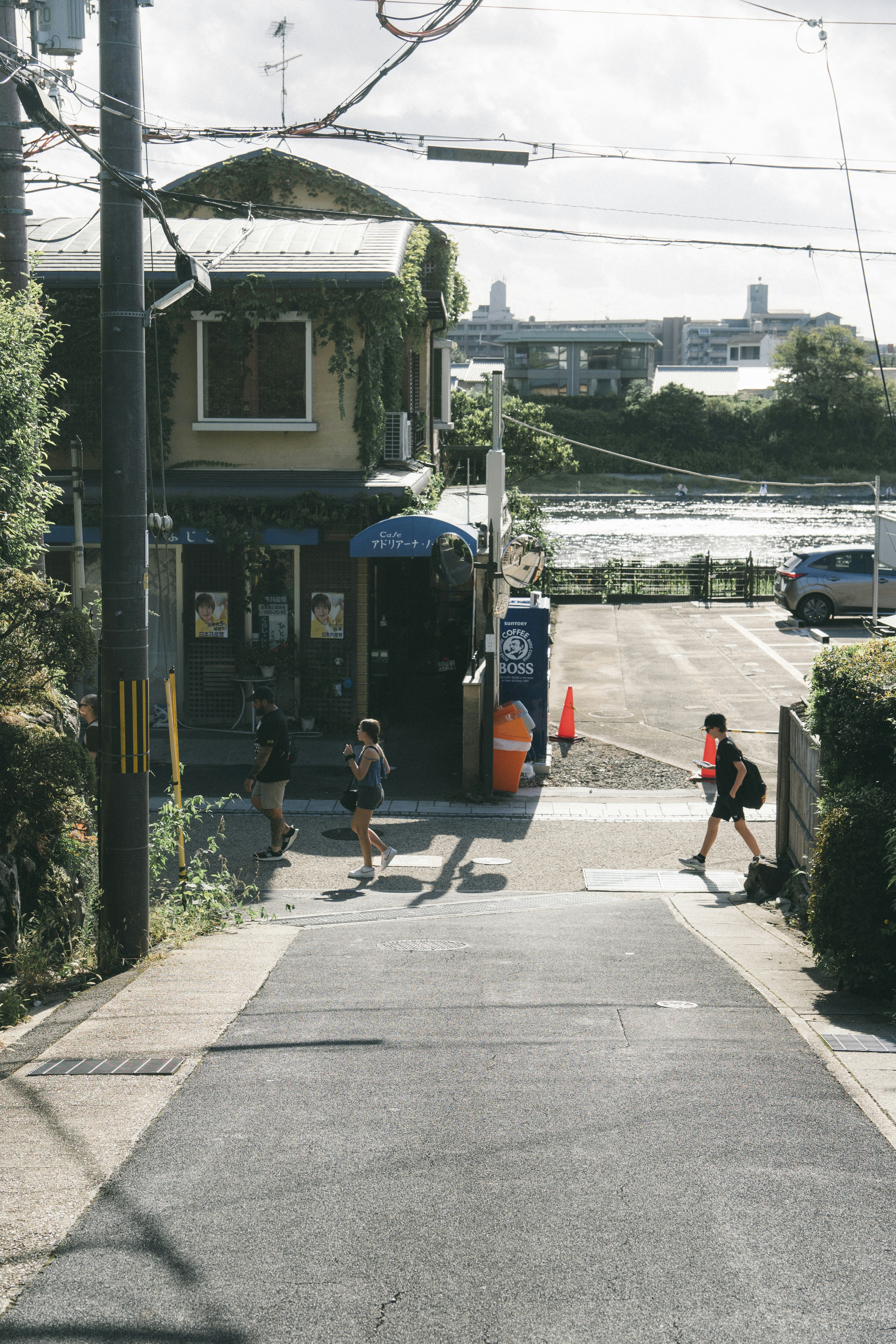 Urban Serenity: A Stroll by the Water's Edge