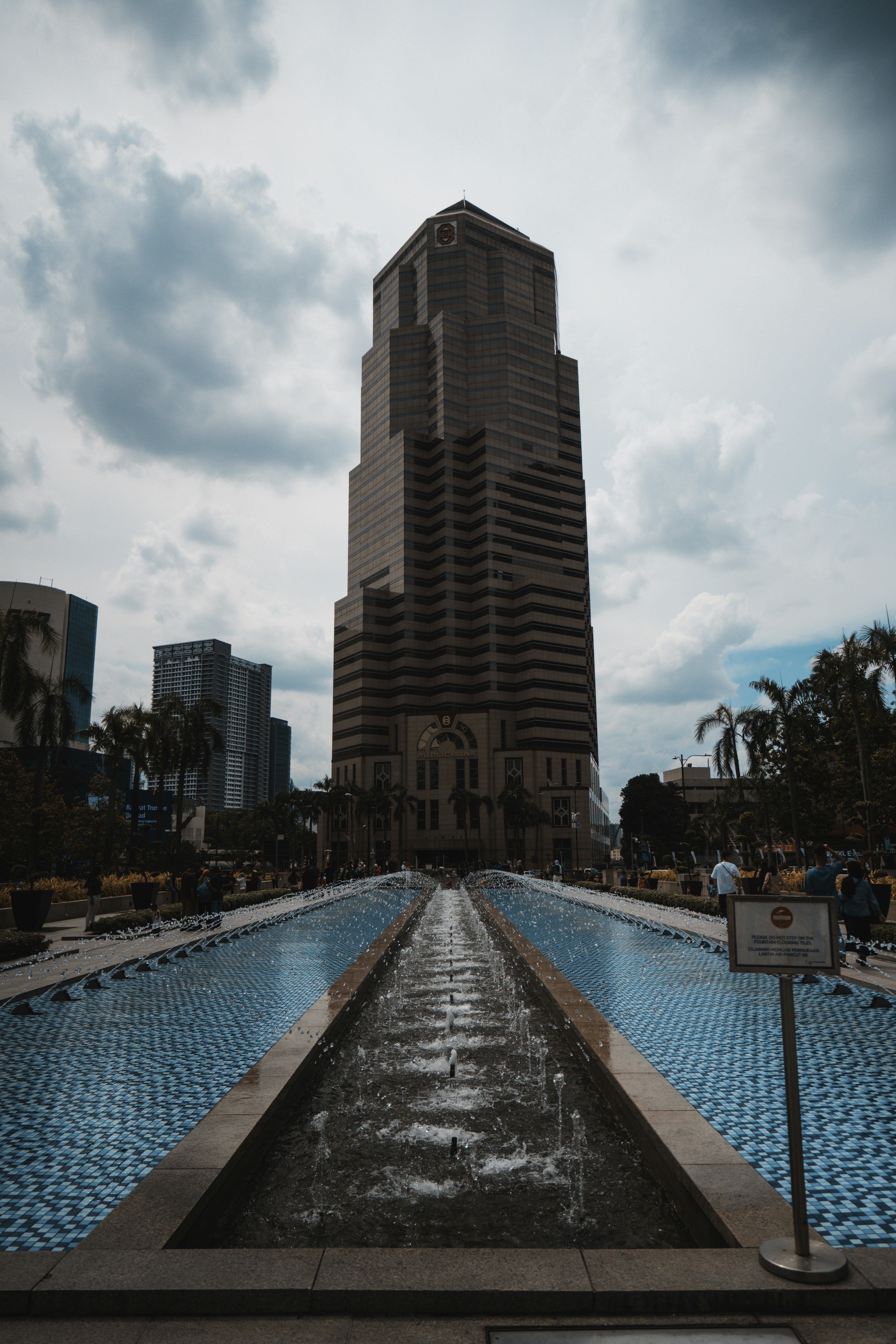 Banking Skyscrapers near Petronas Twin Towers